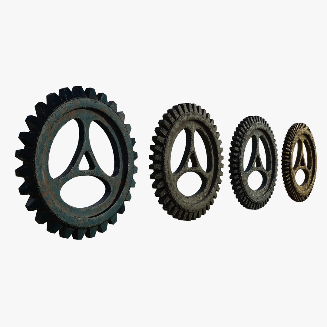 3D Industrial Gear Set - 06 Model - TurboSquid 1807612