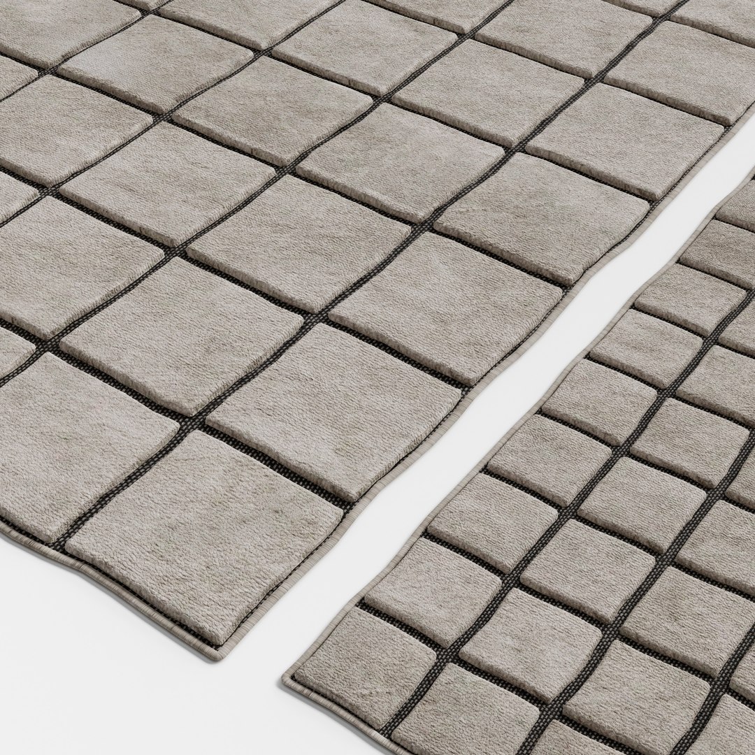 Cassina Sahara Grid Rug 3D 모델 - TurboSquid 2072900