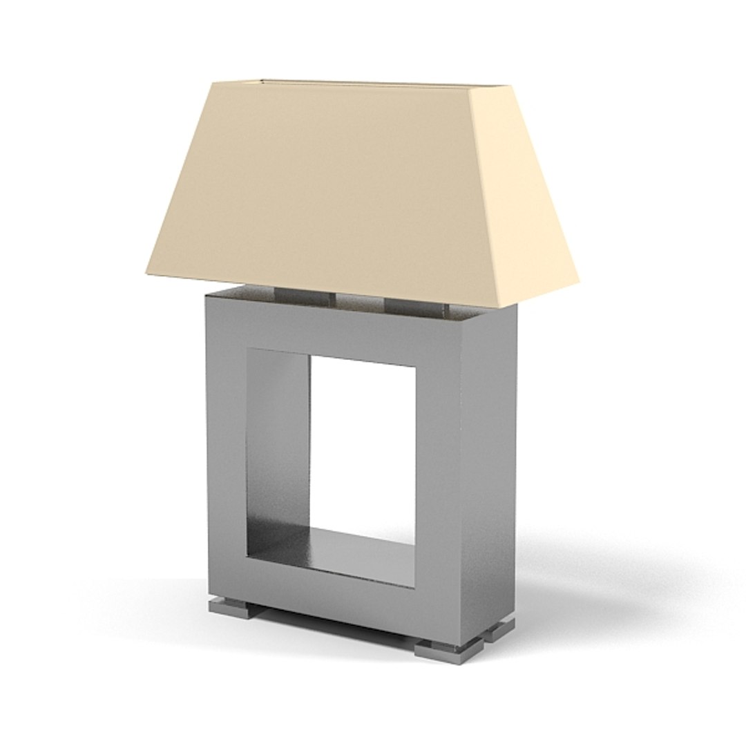 3d Big Table Lamp Model