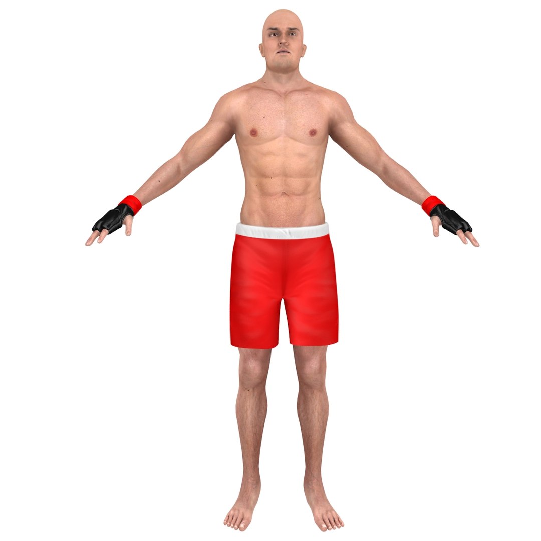 3D Mma Fighter - TurboSquid 1289681