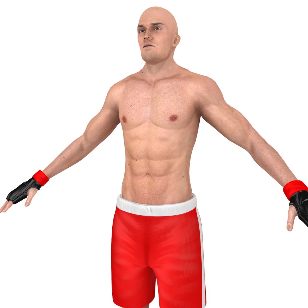 3D Mma Fighter - TurboSquid 1289681