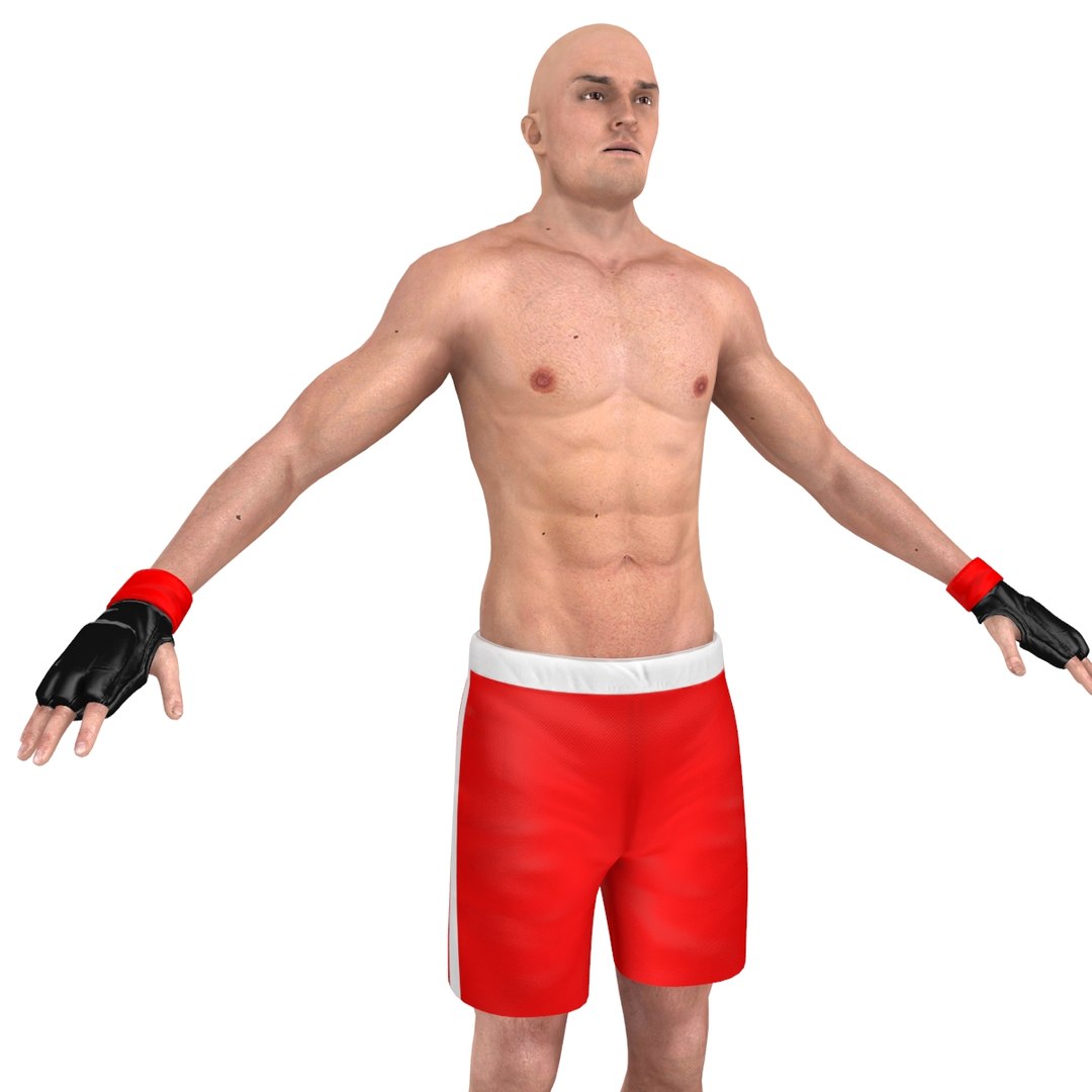 3D Mma Fighter - TurboSquid 1289681