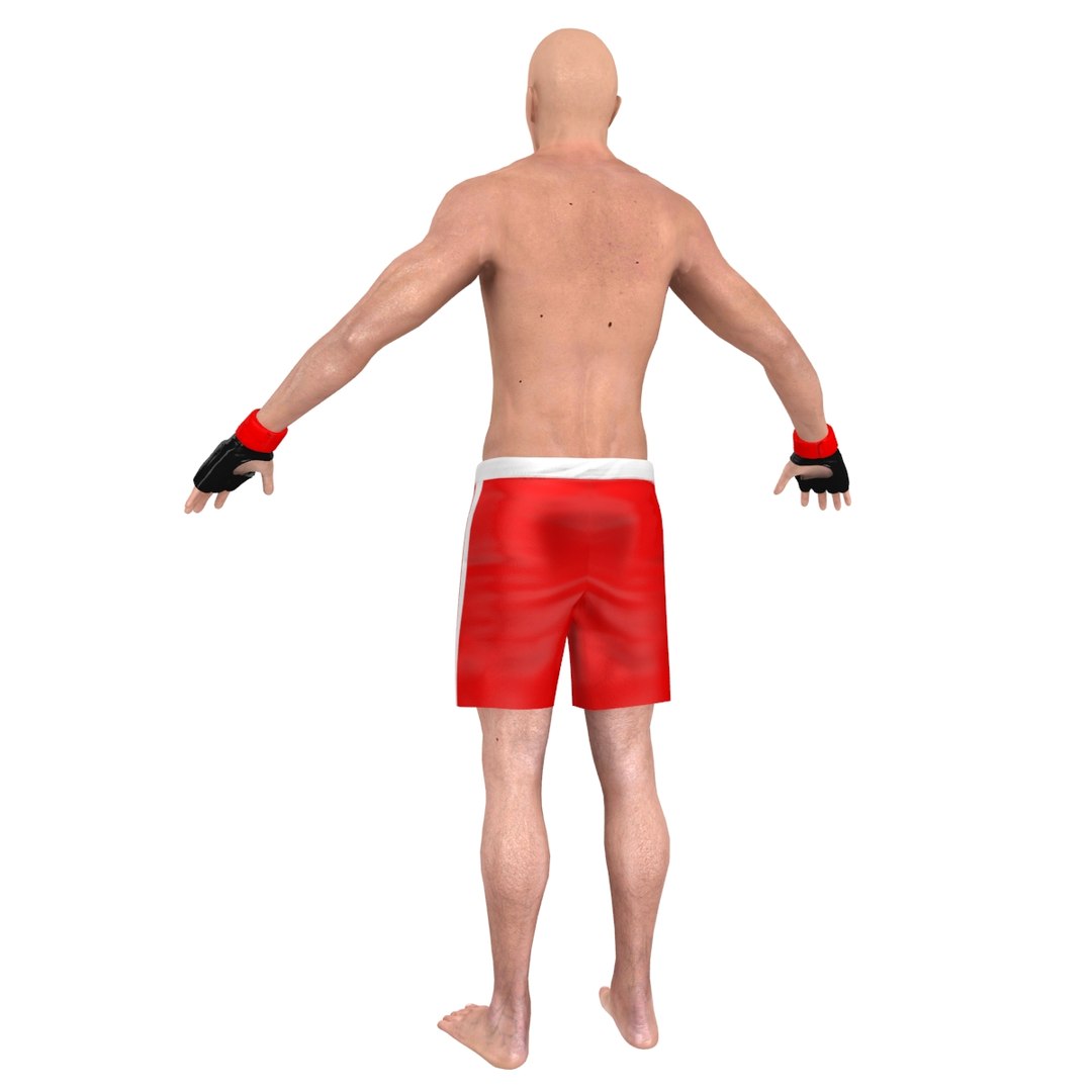 3D Mma Fighter - TurboSquid 1289681