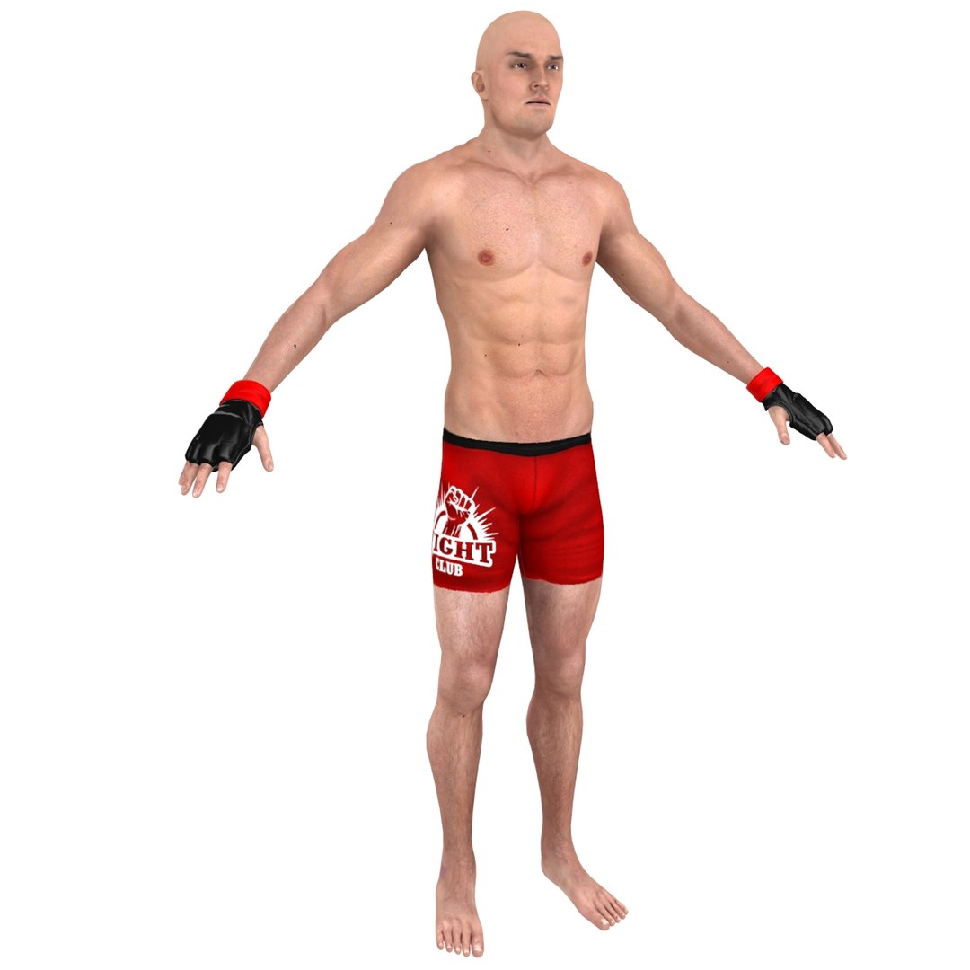 3D Mma Fighter - TurboSquid 1289681
