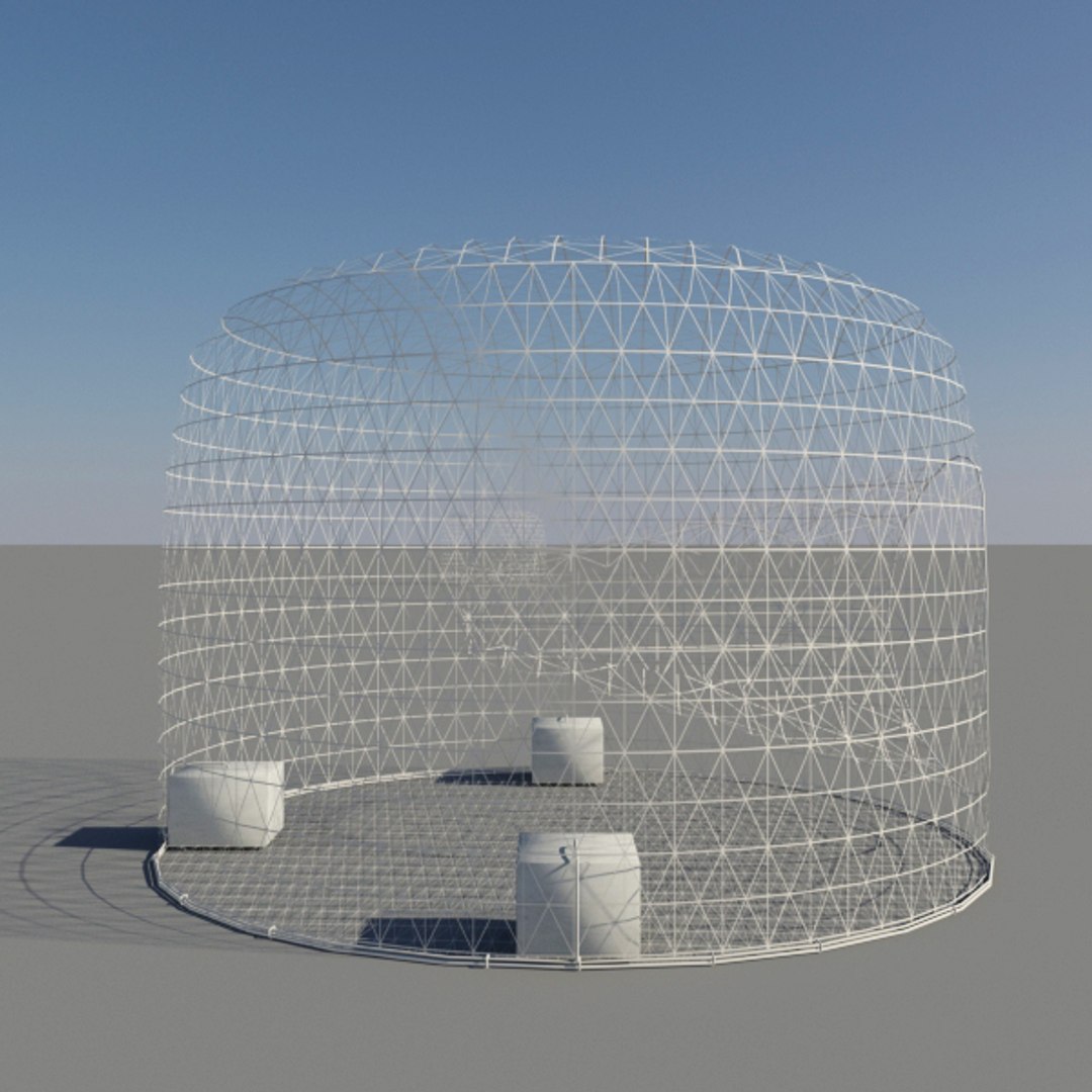 3d Bahrain Fish Trap Model