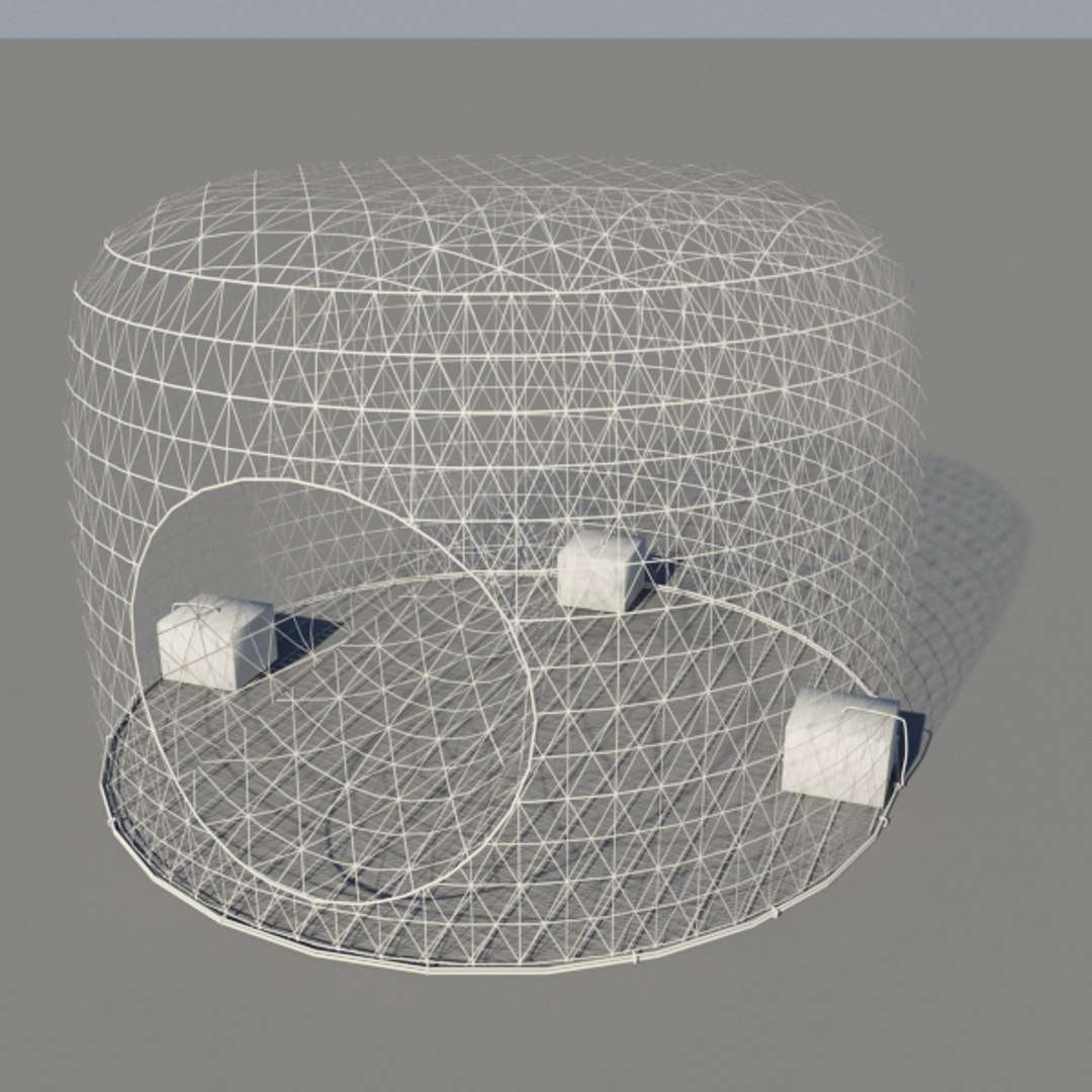 3d Bahrain Fish Trap Model