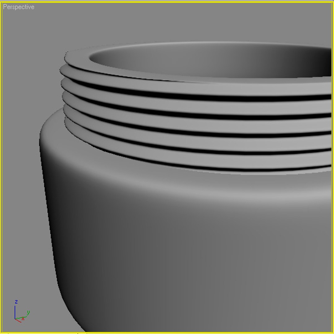 3ds max glass pot