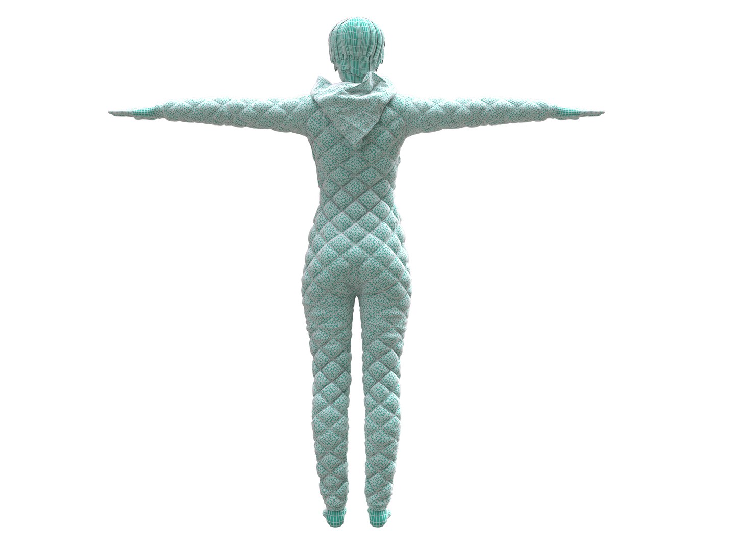 Womens Overalls 3D Model - TurboSquid 1628006