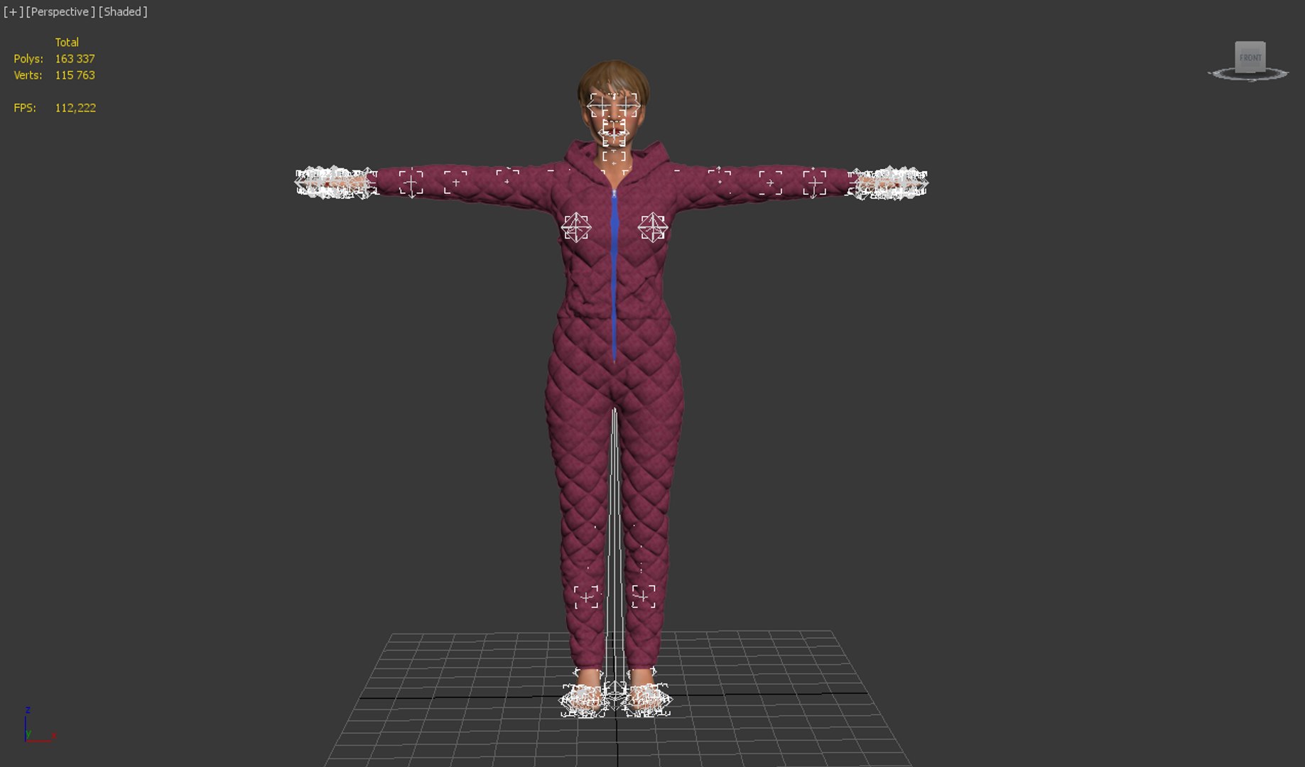 Womens Overalls 3D Model - TurboSquid 1628006