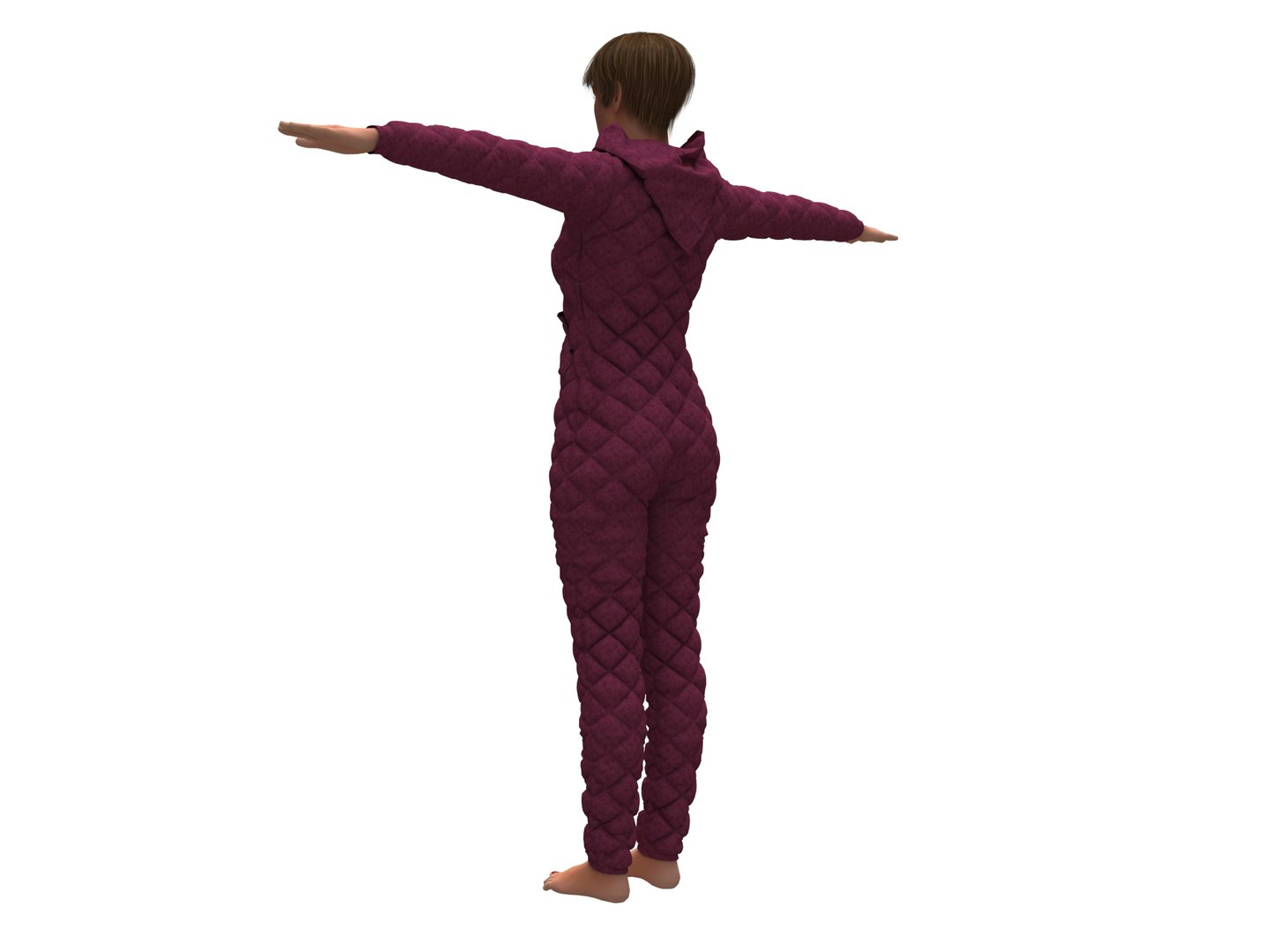 Womens Overalls 3D Model - TurboSquid 1628006