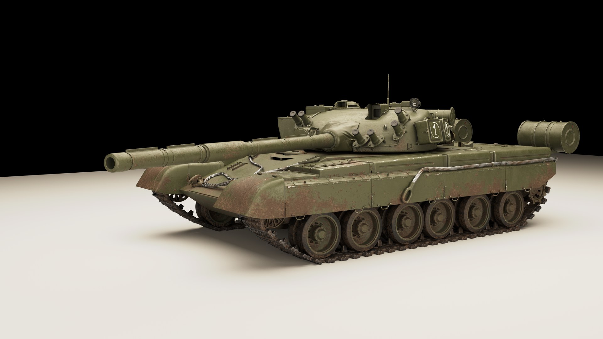 T-80 Tank 3D Model - TurboSquid 1478115