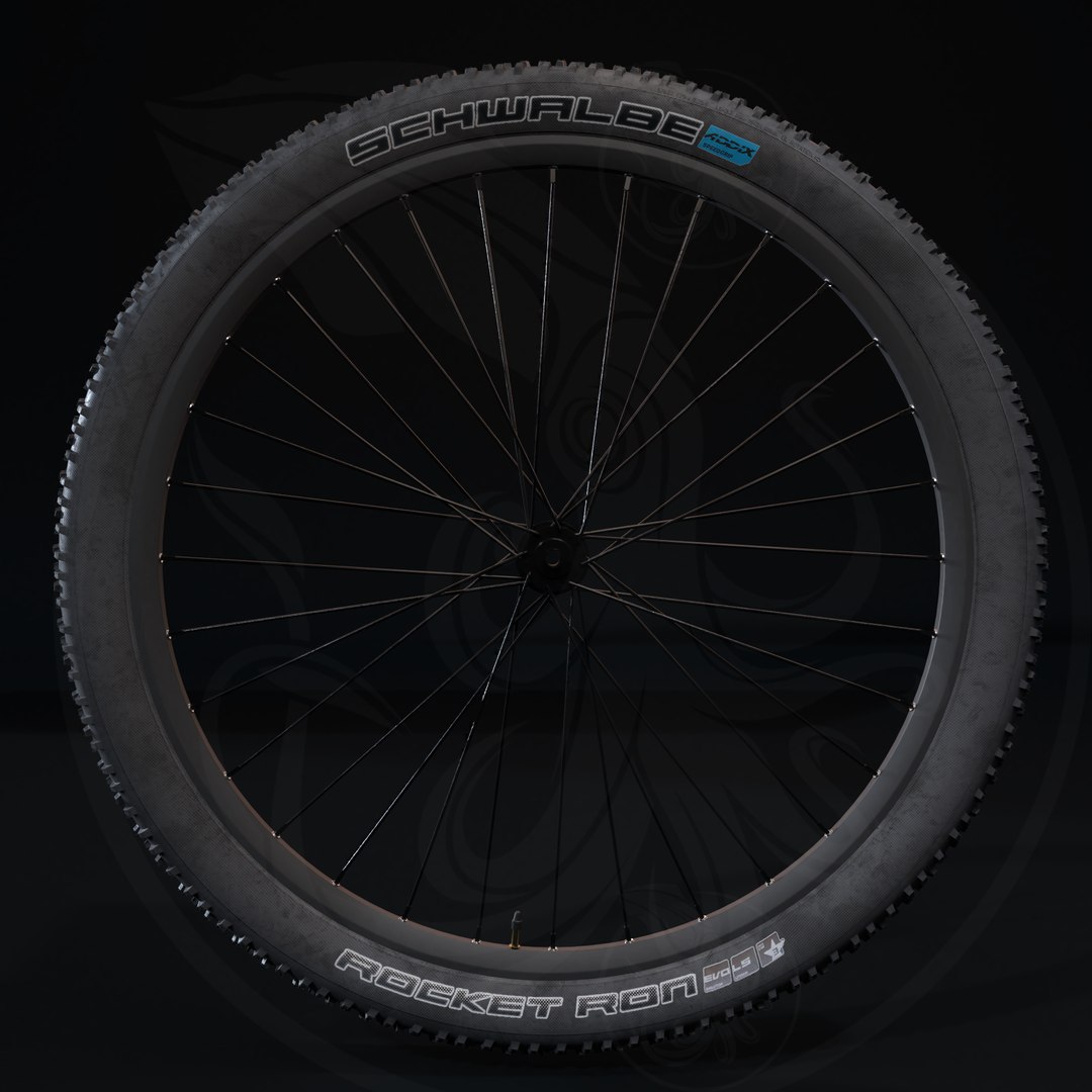 3D Schwalbe Tire Rocket Ron 29x2.25 57-622 Addix Speedgrip Model ...