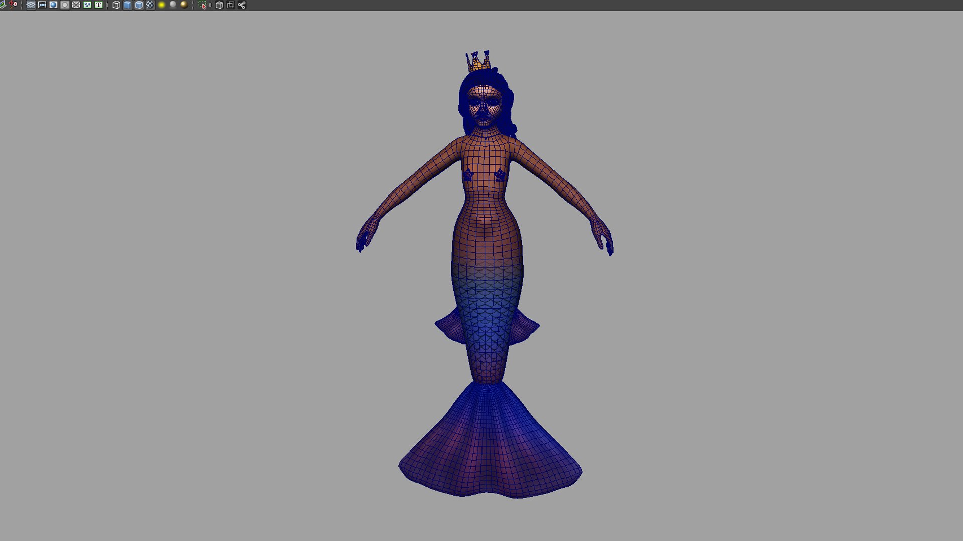 Mermaid 3D - TurboSquid 1627621