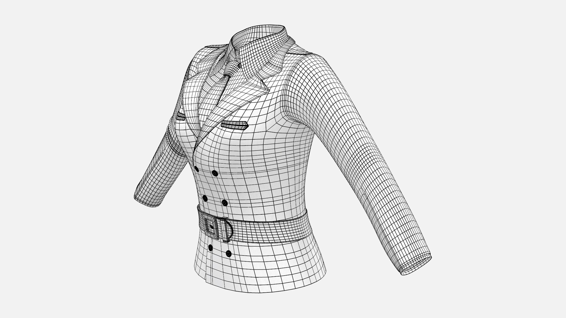 Historical Army Uniform Jacket 3D model - TurboSquid 1858202