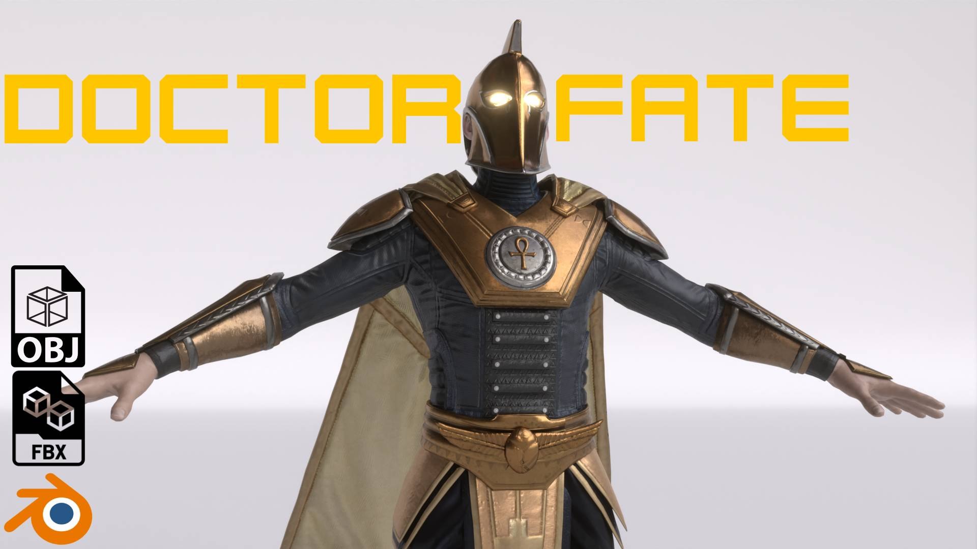 3D Model Doctor Fate Rigged 3D Asset - Injustice - TurboSquid 2185242