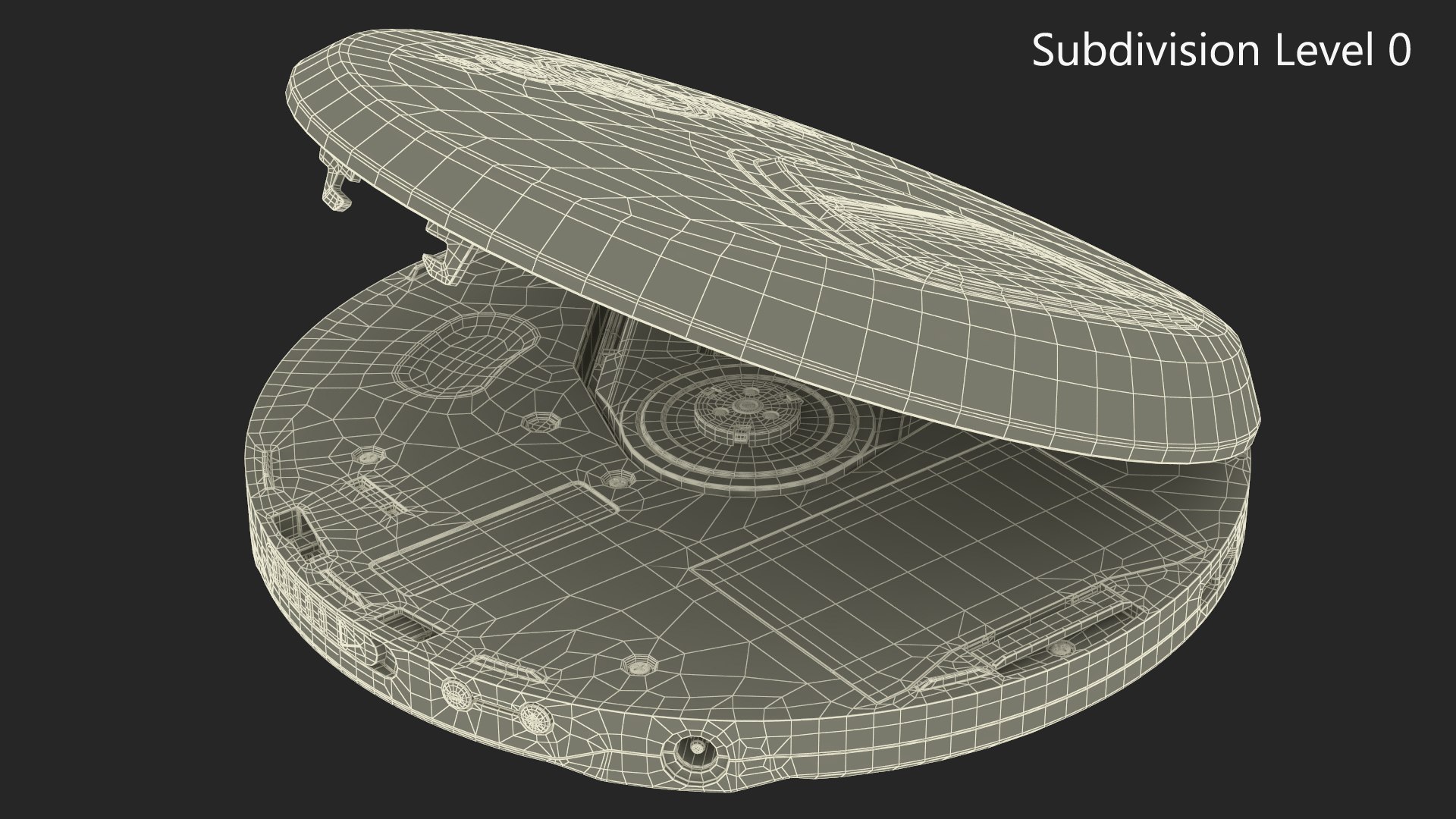 Sony Portable Disc Player Open 3D Model - TurboSquid 2325304