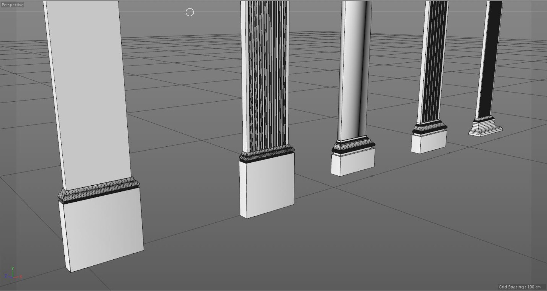 Column Architecture Model - TurboSquid 1474696