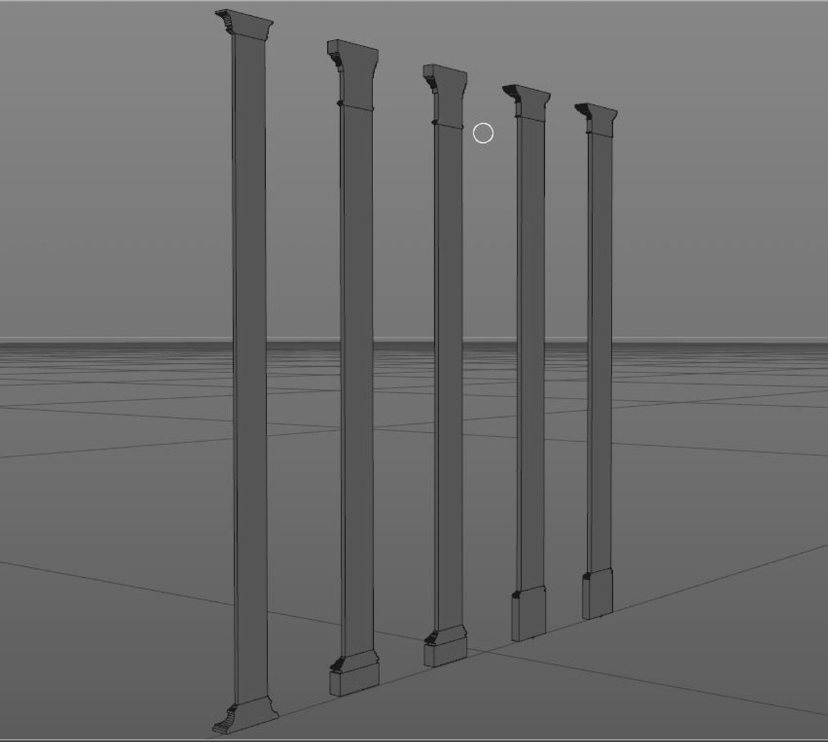 Column Architecture Model - TurboSquid 1474696