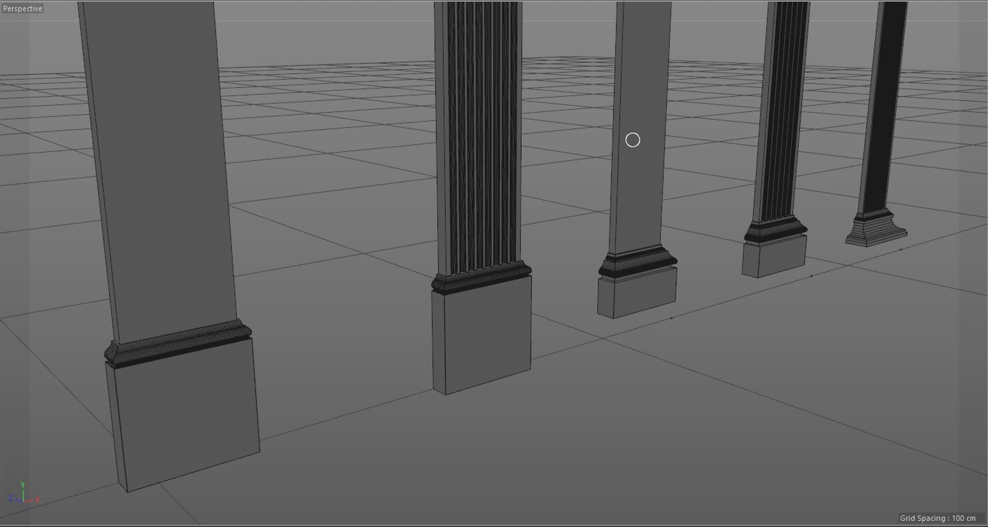 Column Architecture Model - TurboSquid 1474696