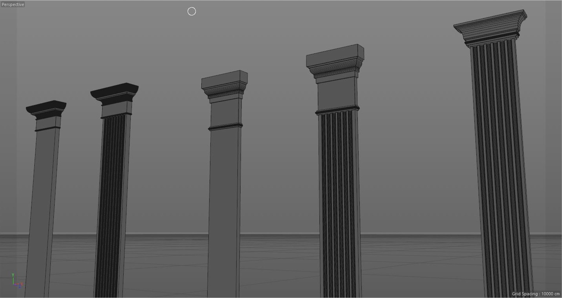 Column Architecture Model - TurboSquid 1474696