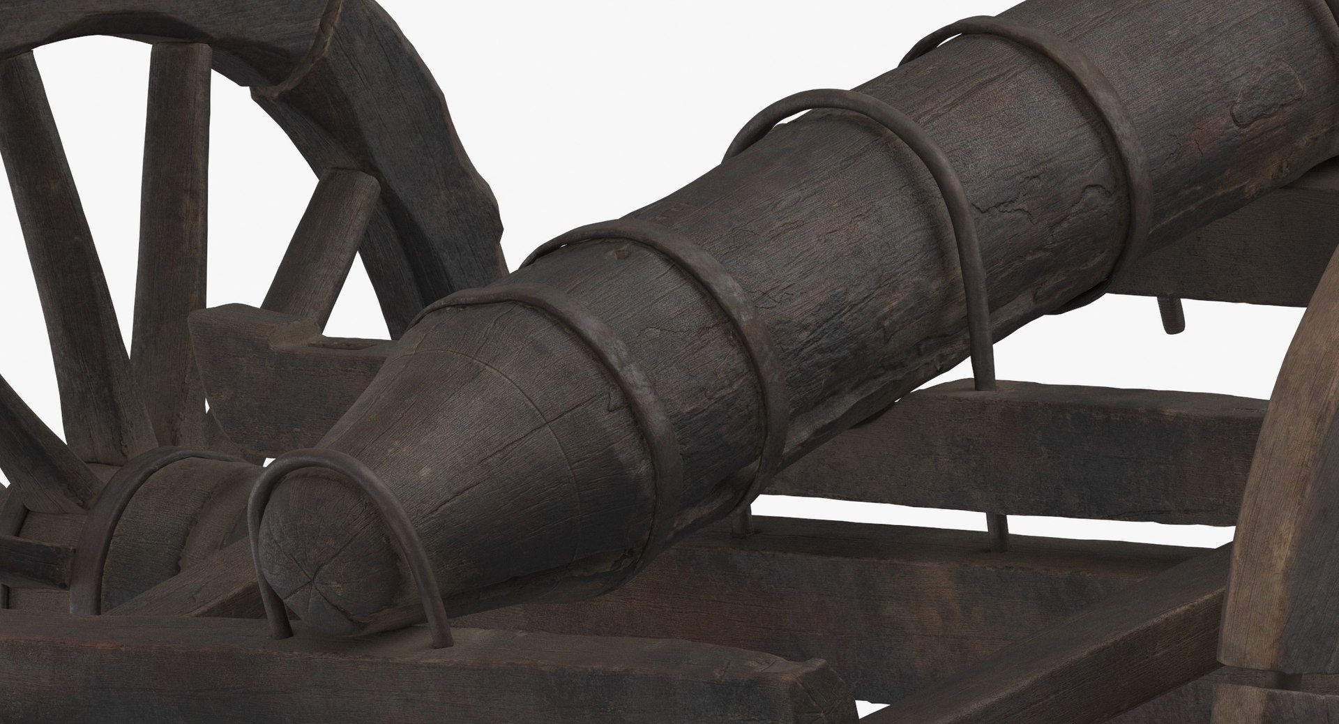 Cherry Wood Cannon 3D Model - TurboSquid 2203640