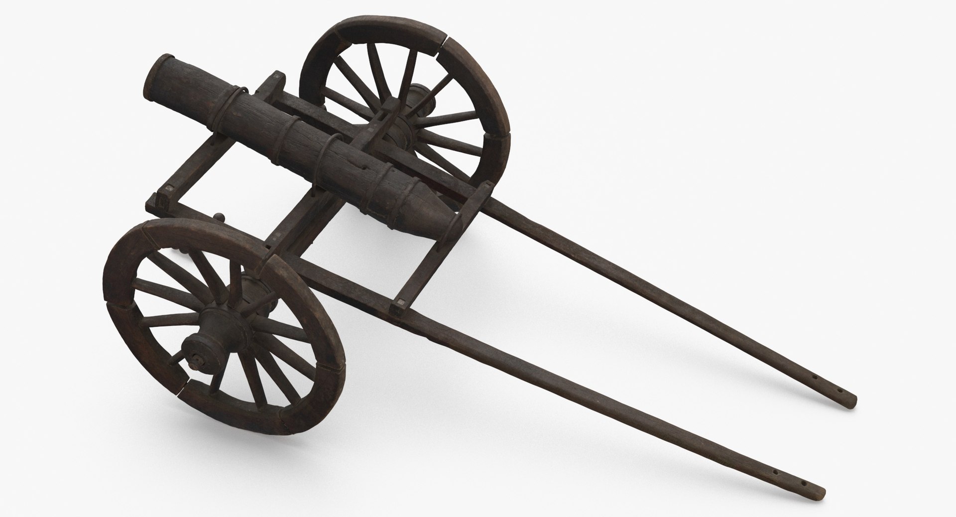 Cherry Wood Cannon 3D Model - TurboSquid 2203640