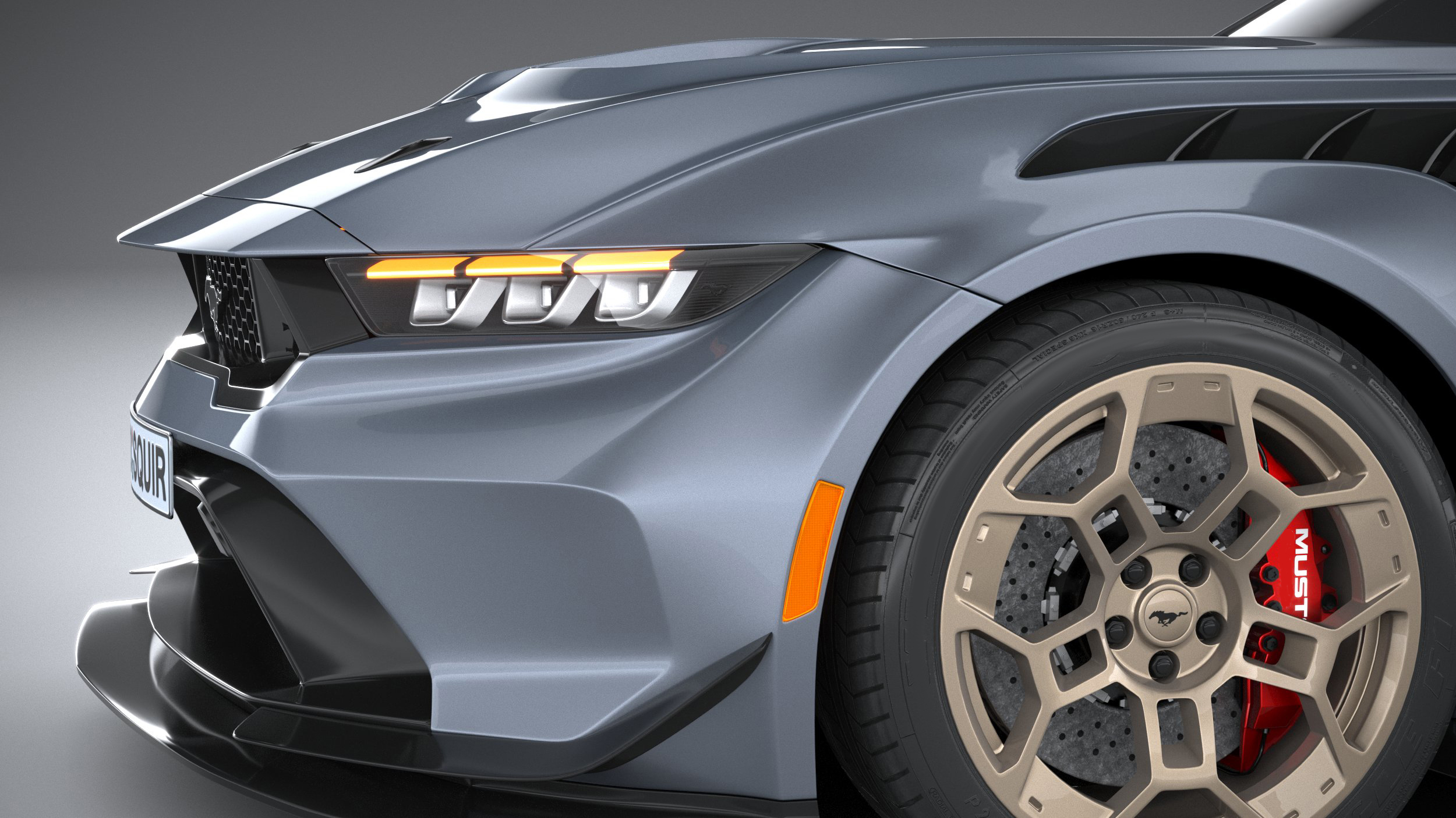 modelo 3d Ford Mustang GTD 2025 - TurboSquid 2152226