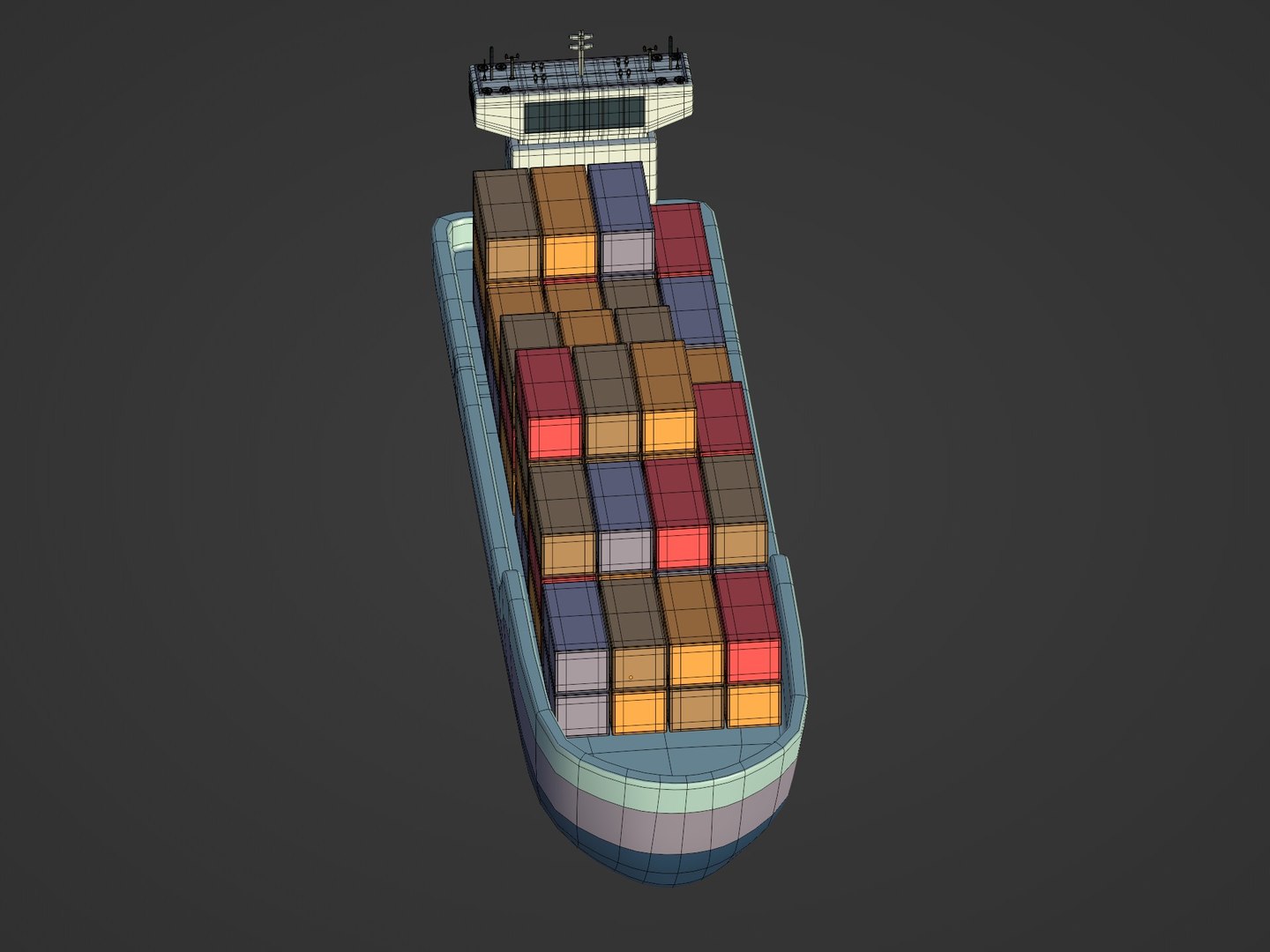 3D Cargo Ship Model - TurboSquid 1850343