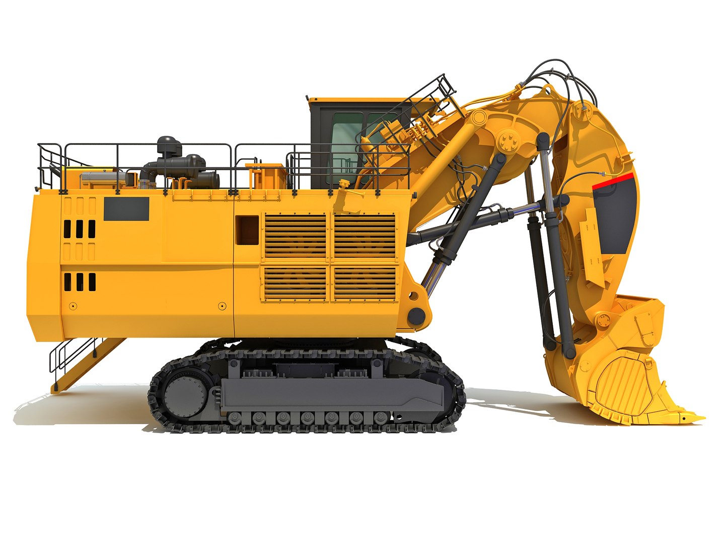 3D model tracked mining excavator - TurboSquid 1232833