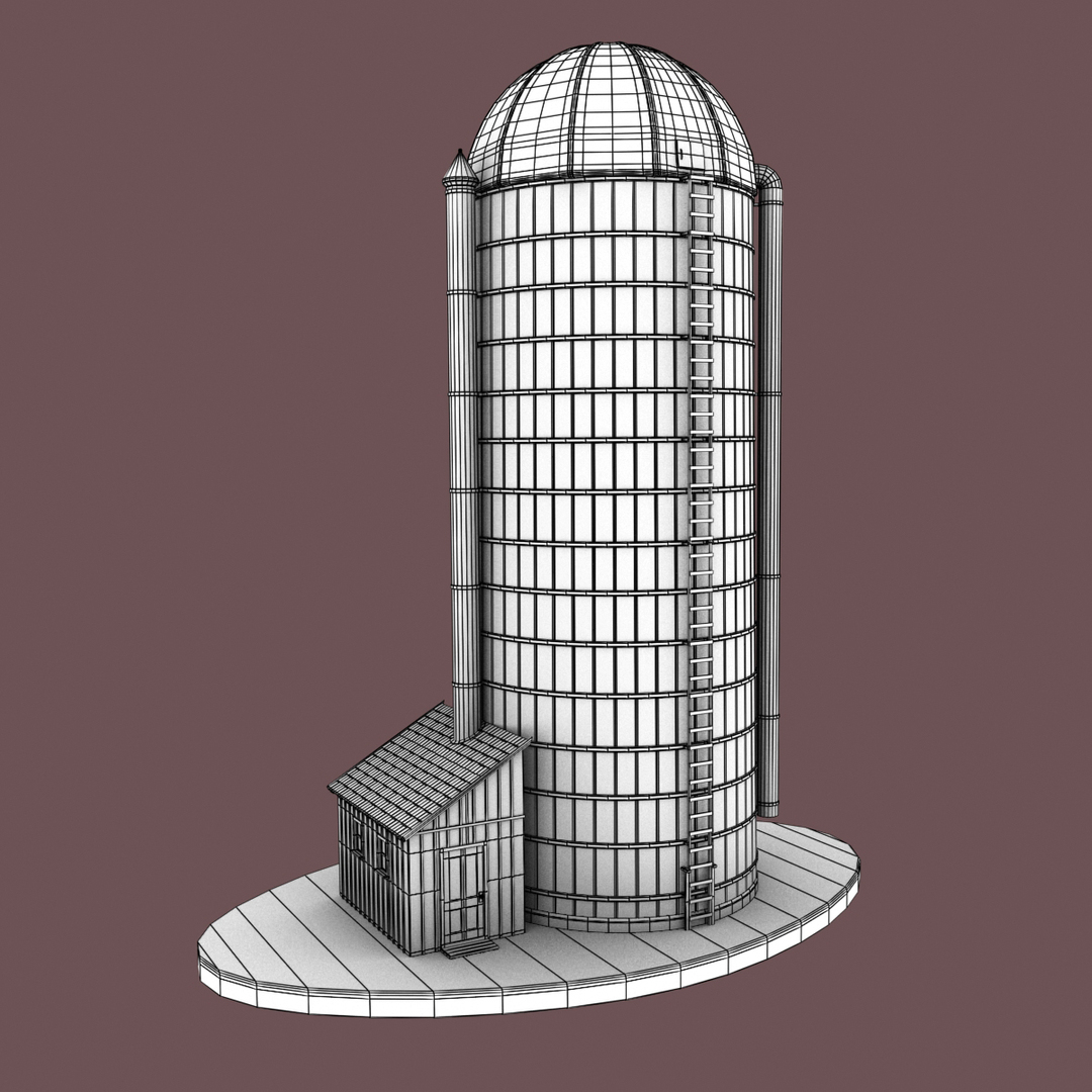 farm silo model