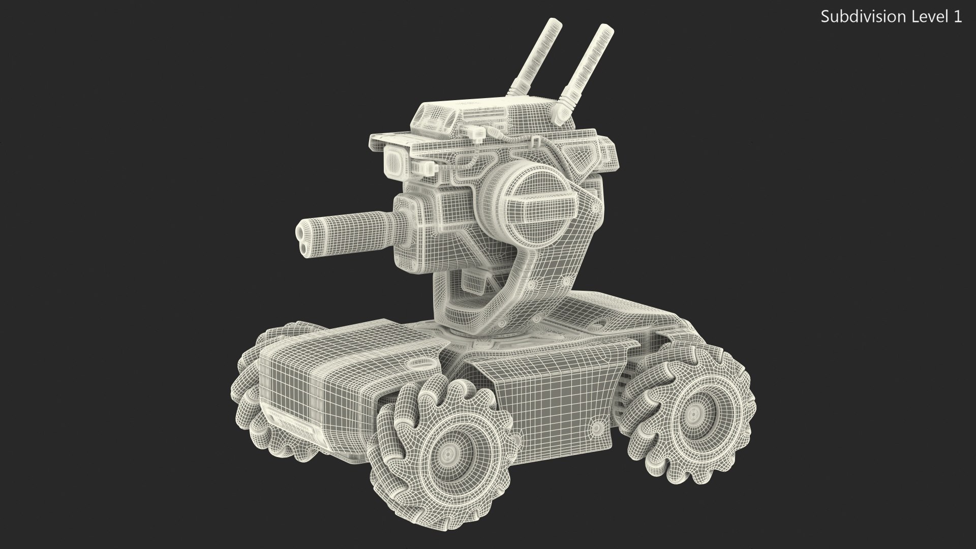 3D model mini tank drone - TurboSquid 1636773