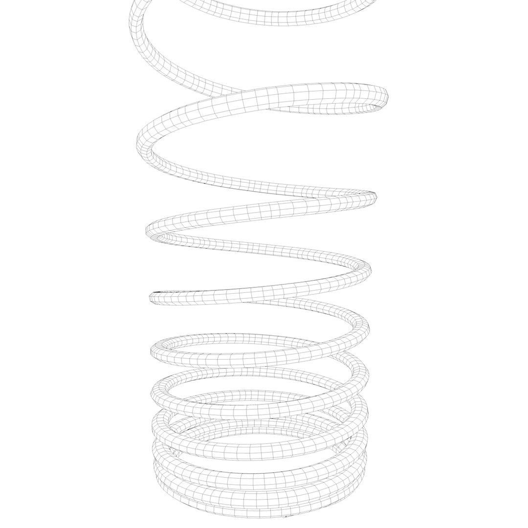 3D Metal Spiral Spring - TurboSquid 1410209