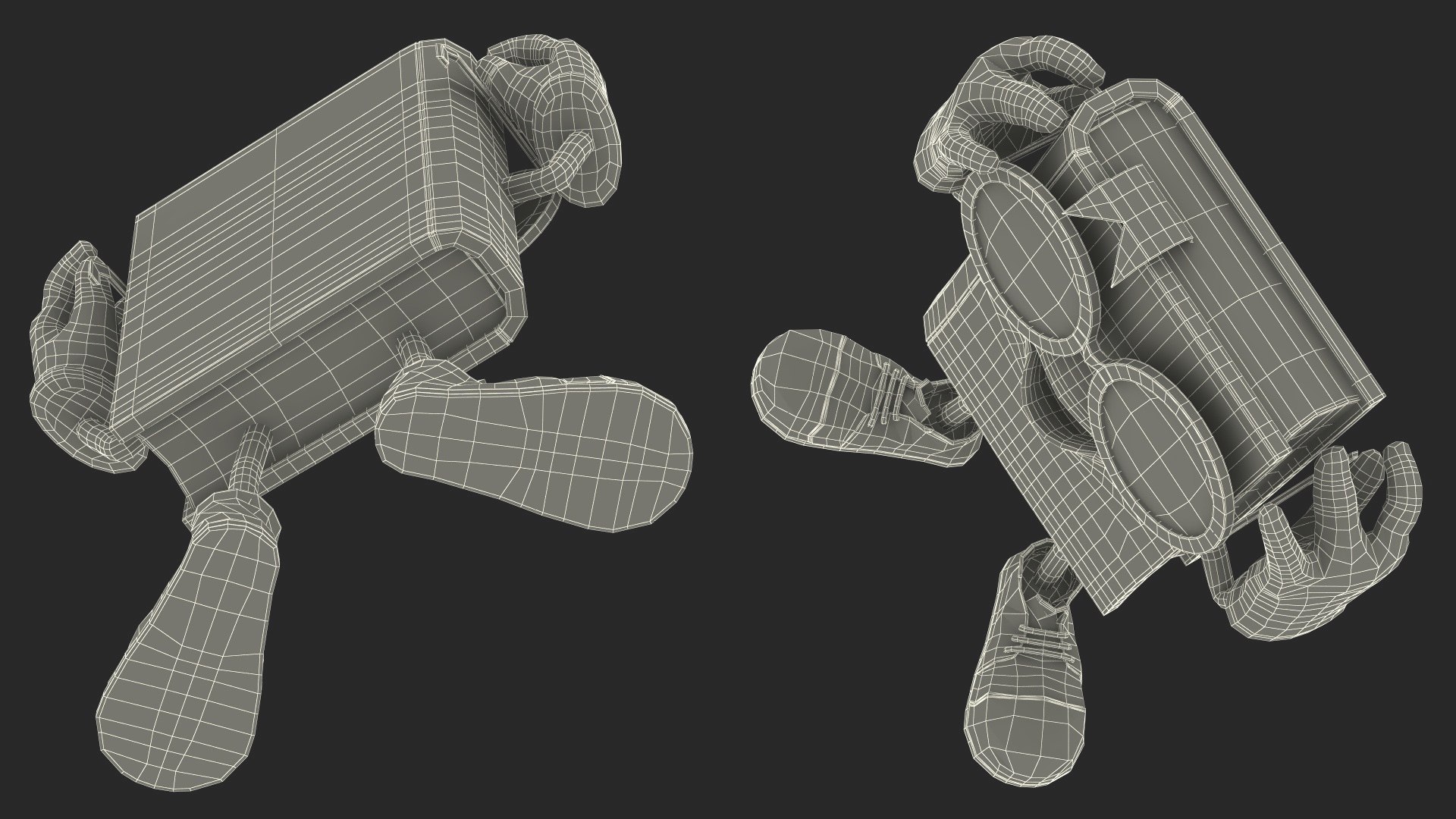 Yellow Book Character Tired Pose 3D - TurboSquid 2128828