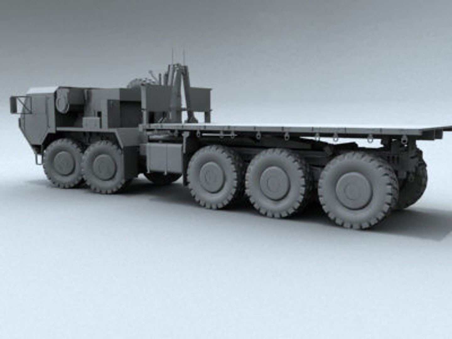 truck hemtt transport military 3d model