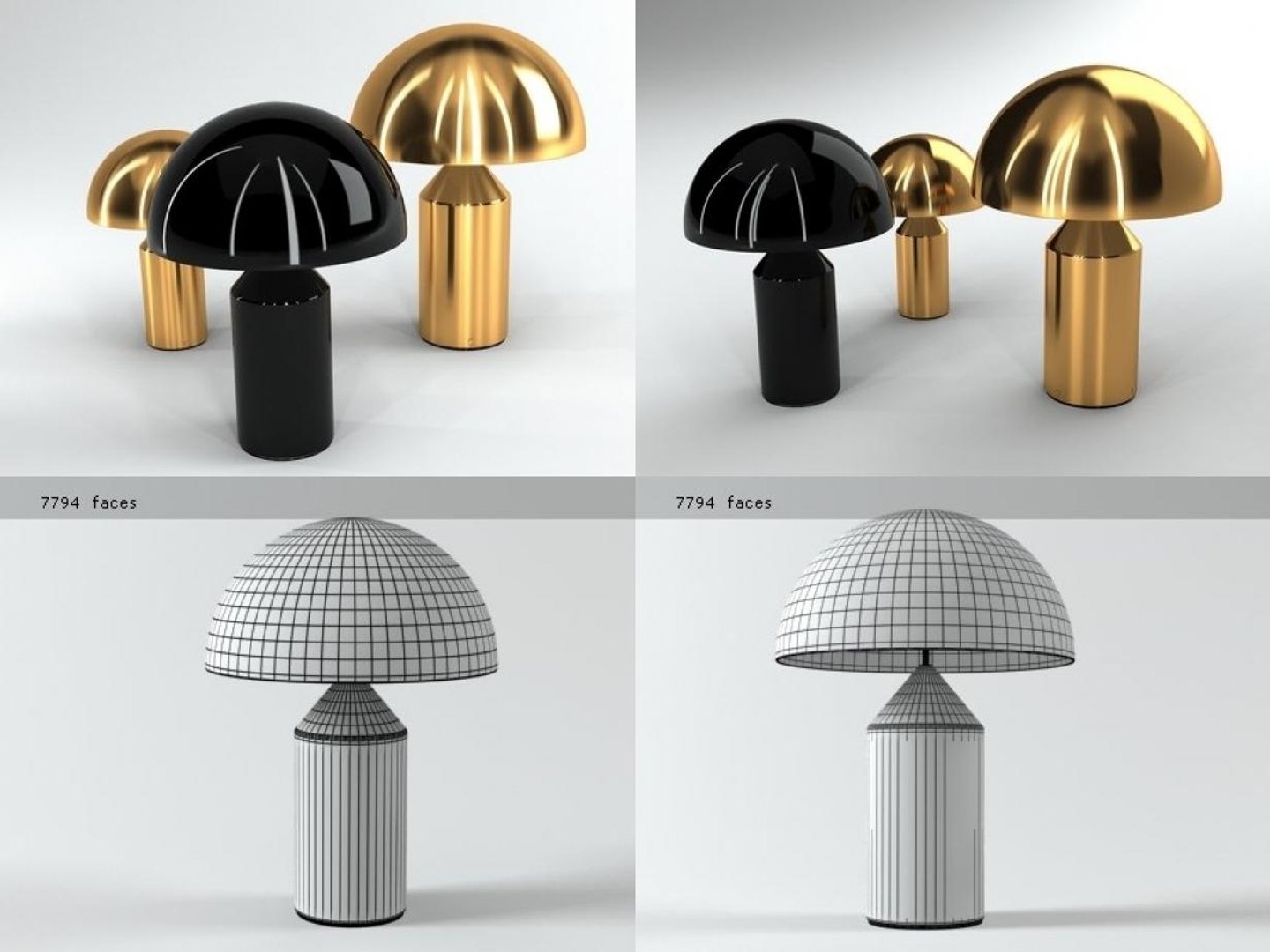 Atollo Oluce 3D Model - TurboSquid 1176446