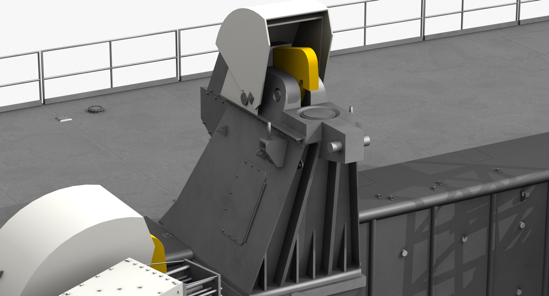 3D Model Saturn Apollo Holddown Arm - TurboSquid 1387543