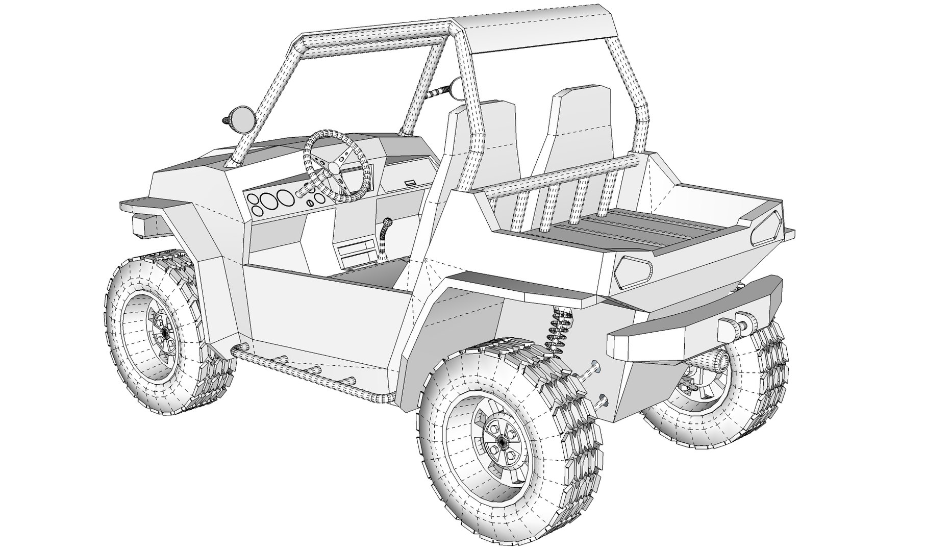 UTV Vehicle Model - TurboSquid 1921782