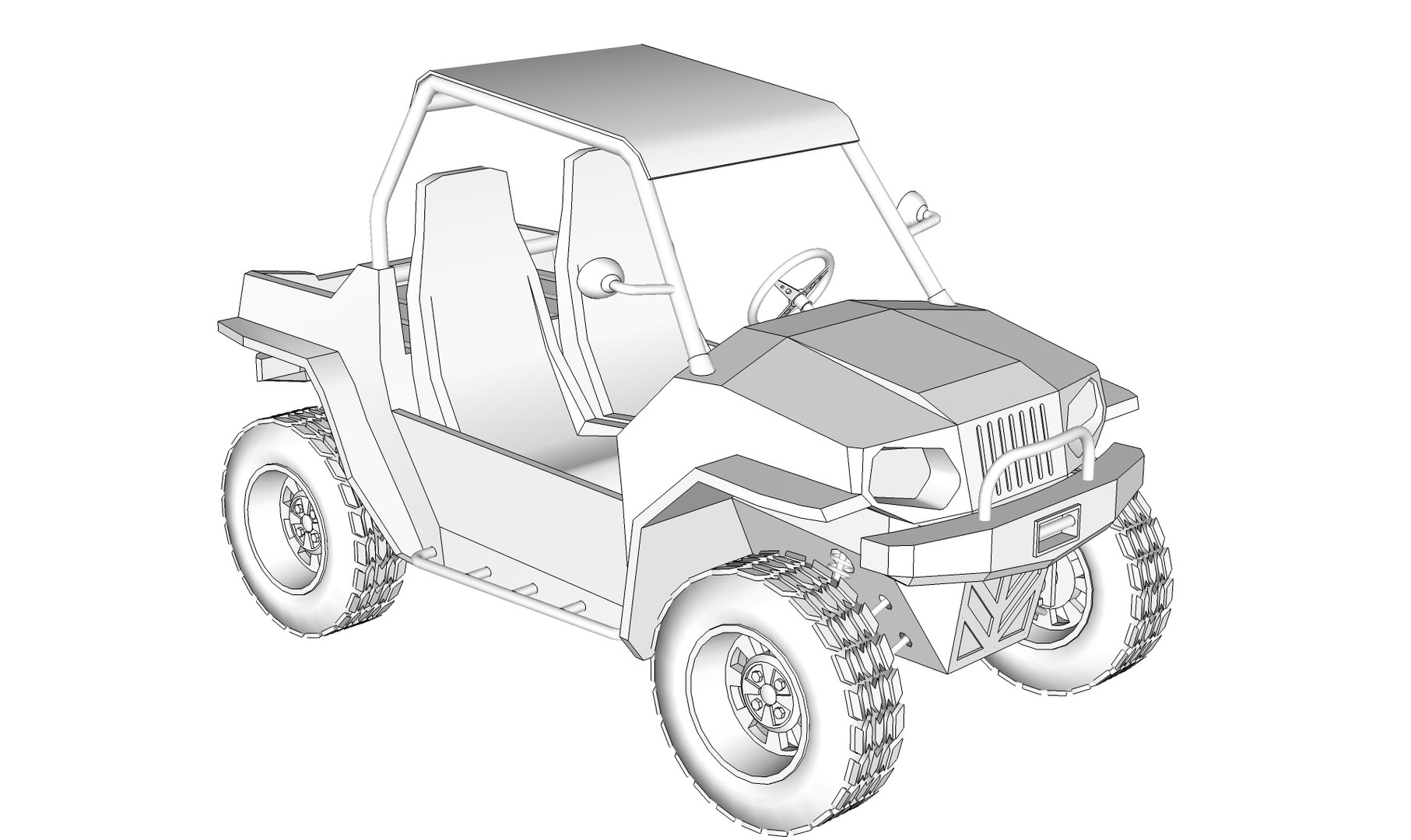 UTV Vehicle Model - TurboSquid 1921782