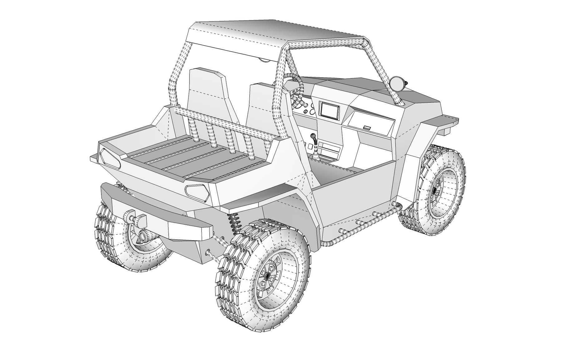 UTV Vehicle Model - TurboSquid 1921782
