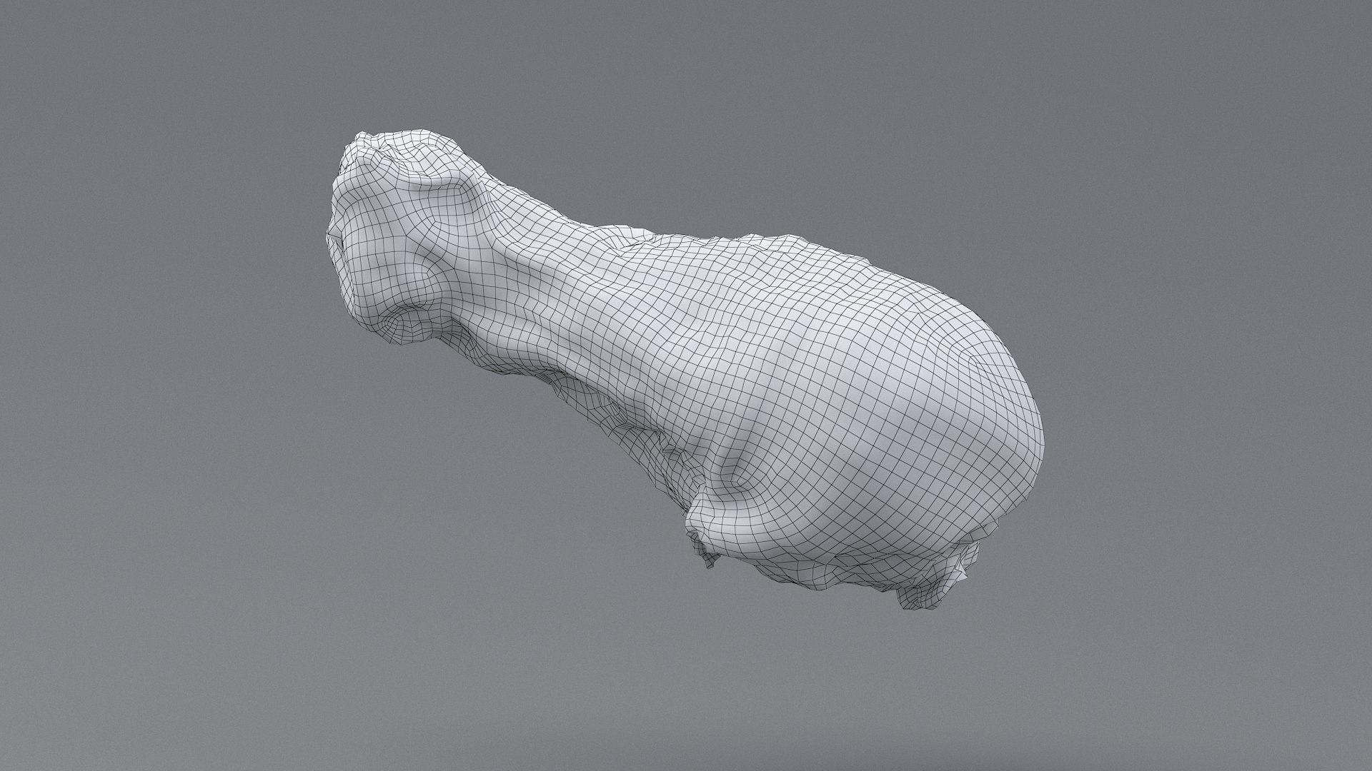 3D Realistic Fried Chicken Leg model - TurboSquid 1771727