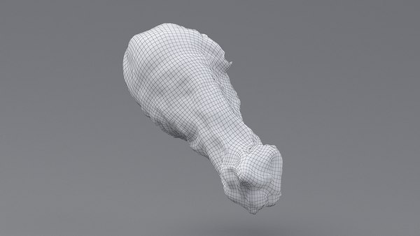 3D Realistic Fried Chicken Leg model - TurboSquid 1771727