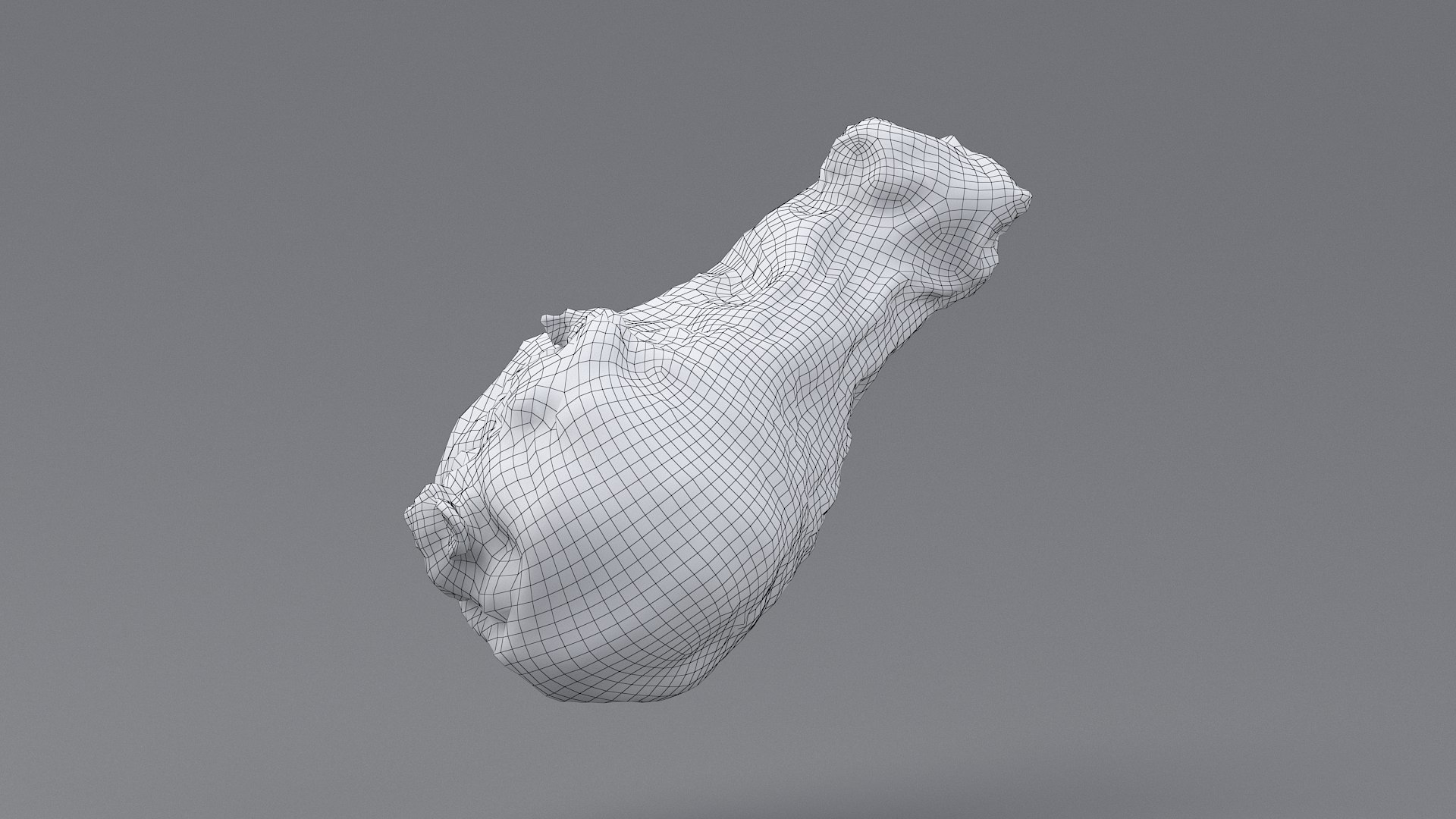 3D Realistic Fried Chicken Leg model - TurboSquid 1771727