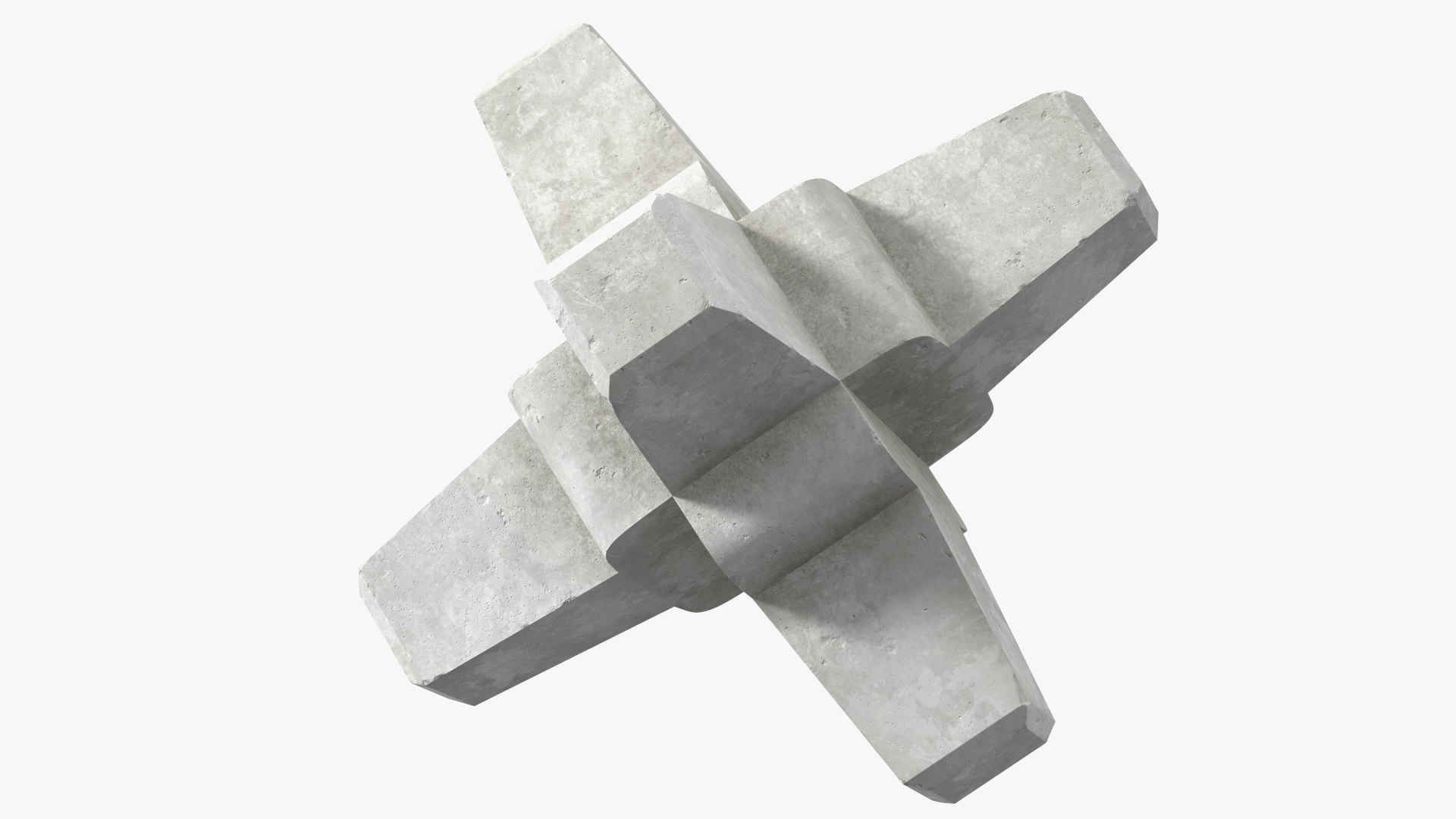 3D Model A Jack Protective Breakwater Unit - TurboSquid 1818228