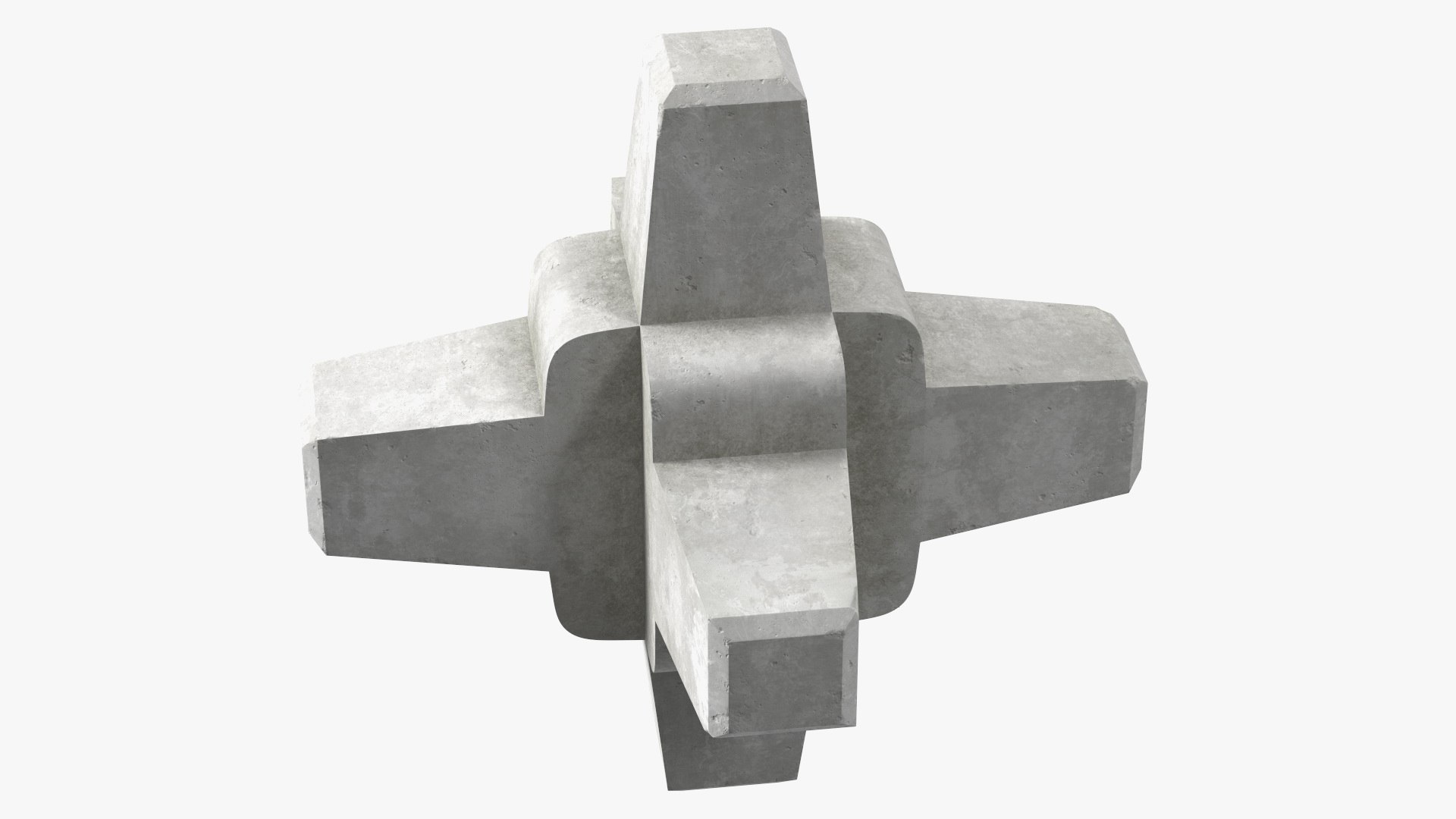 3D Model A Jack Protective Breakwater Unit - TurboSquid 1818228