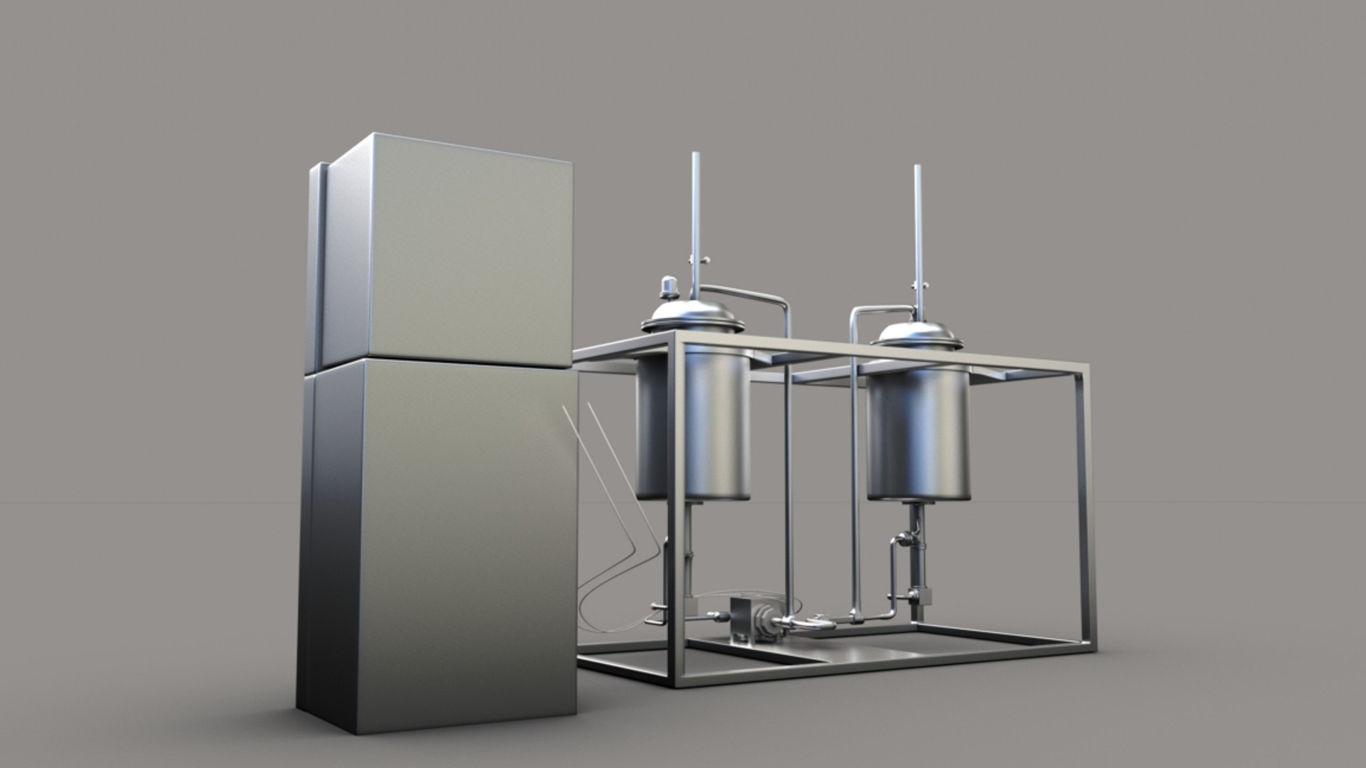 3D Pasteurization Milk Model - TurboSquid 1261510