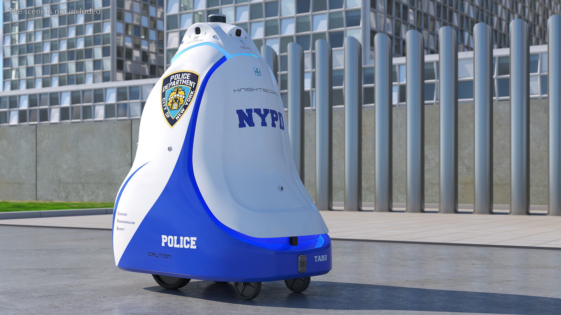 3D NYPD K5 Autonomous Security Robot Rigged Model - TurboSquid 2167681