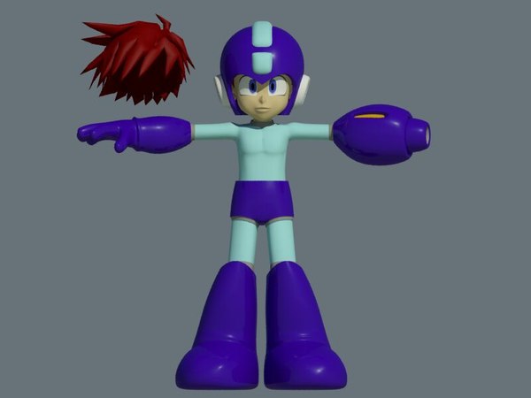 modelo 3d Megaman - TurboSquid 619426