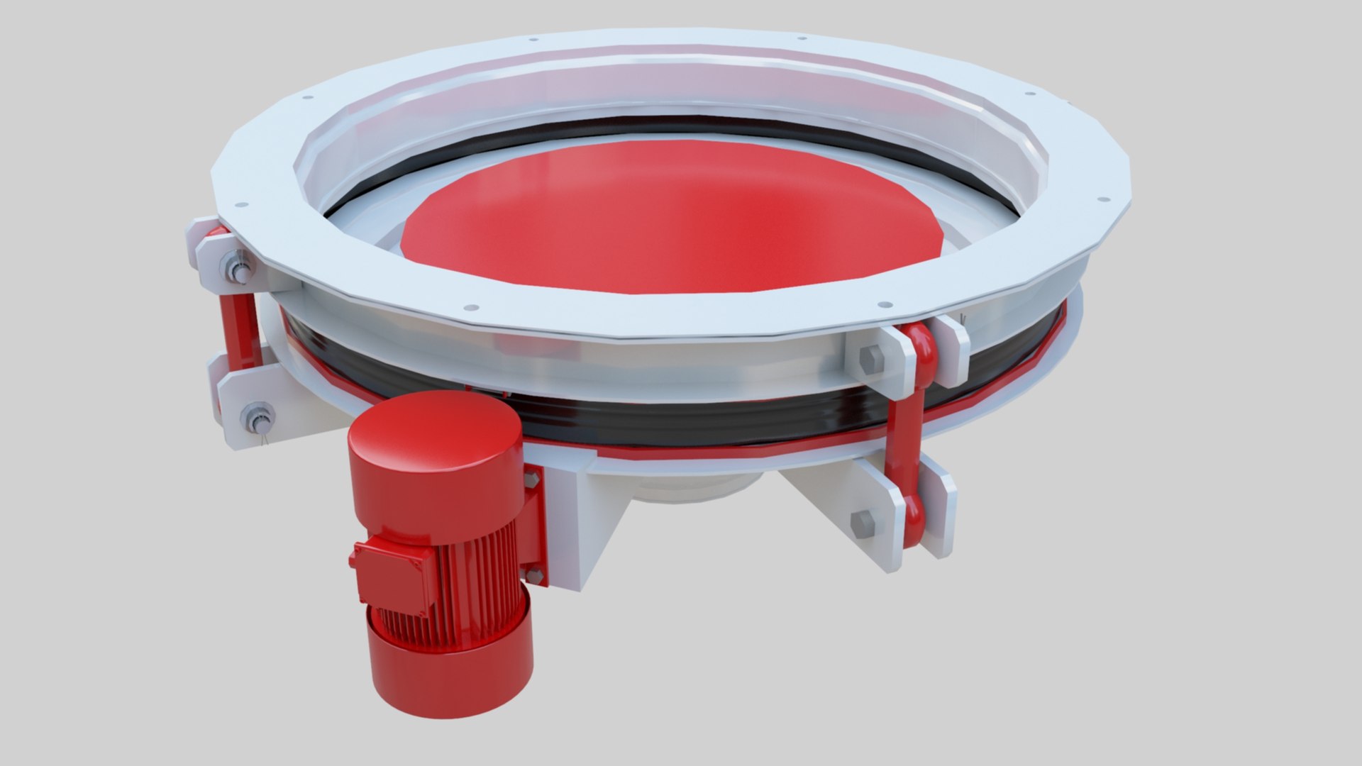 Rotoflow Silo Discharger - Wheat Grain Flour Milling Machine 3D ...