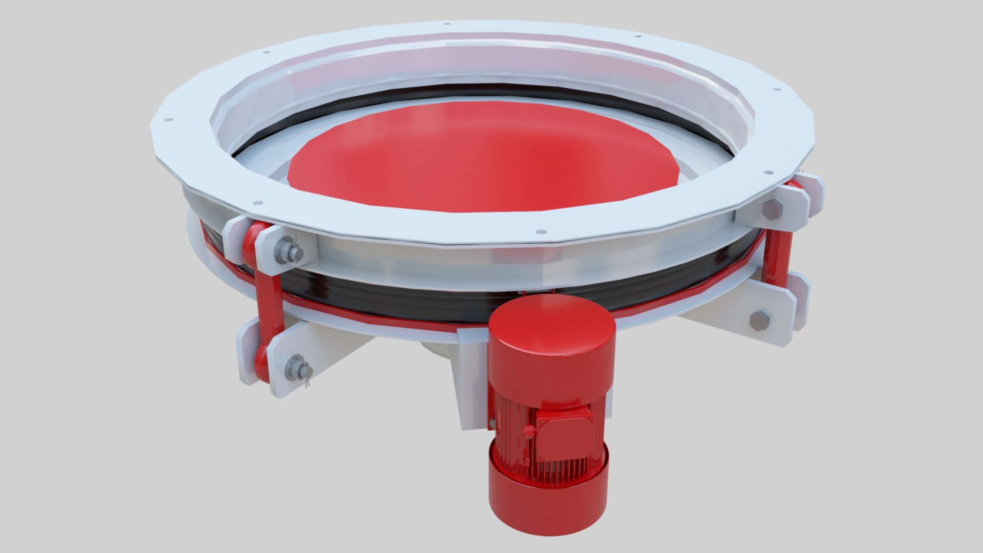 Rotoflow Silo Discharger - Wheat Grain Flour Milling Machine 3D ...