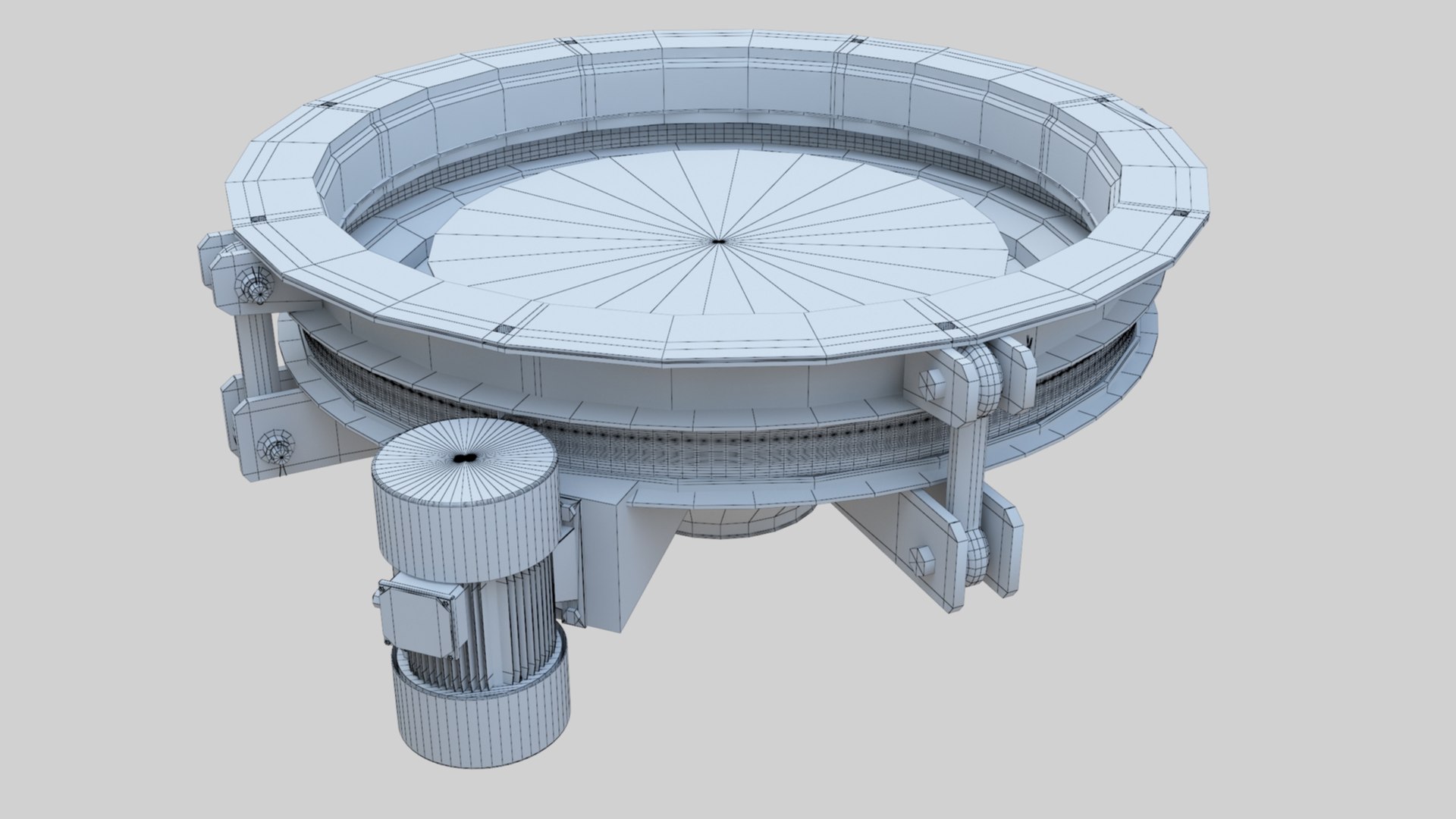 Rotoflow Silo Discharger - Wheat Grain Flour Milling Machine 3D ...